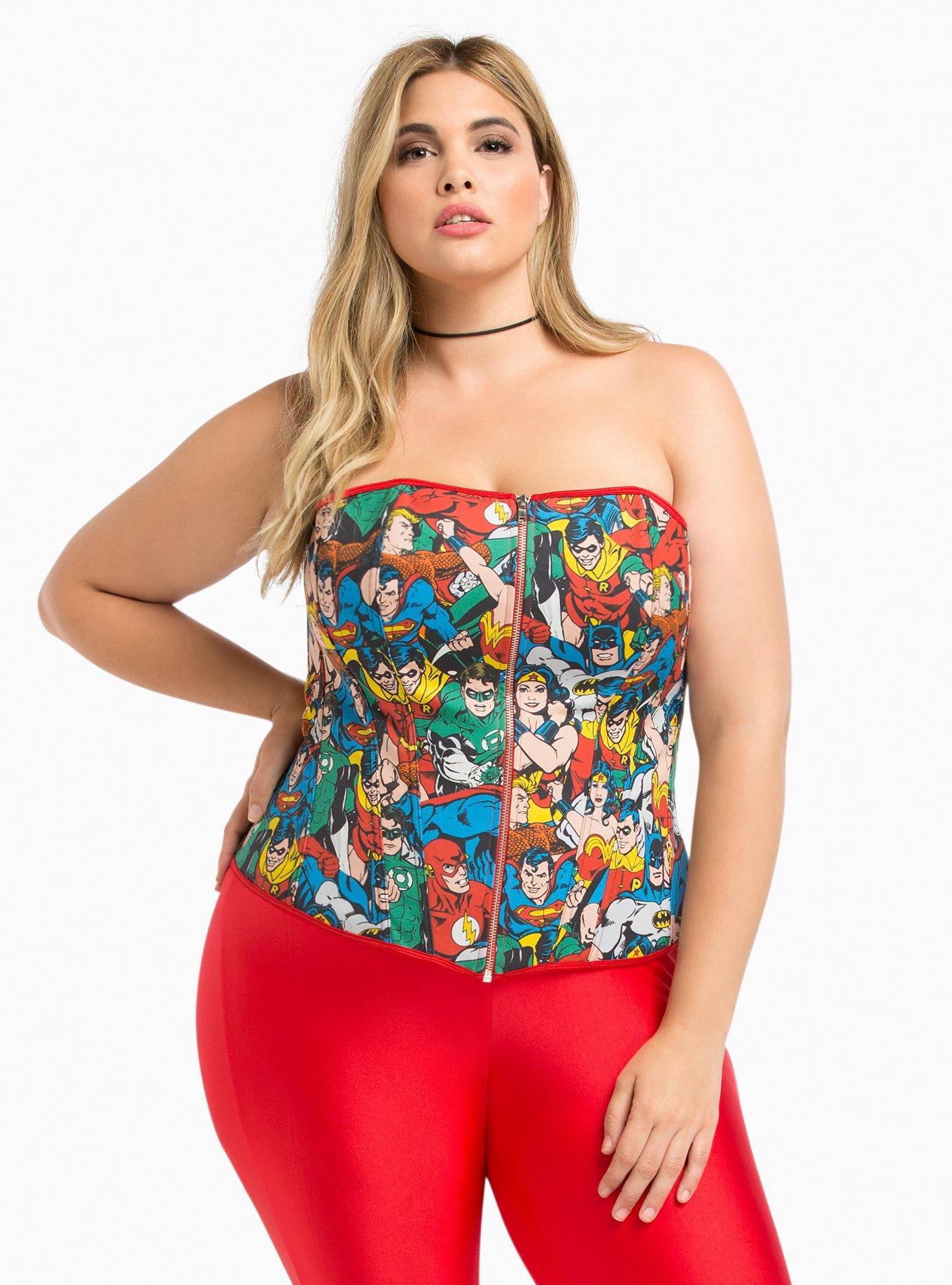 Plus Size - DC Multi Hero Cosplay Bustier - Torrid