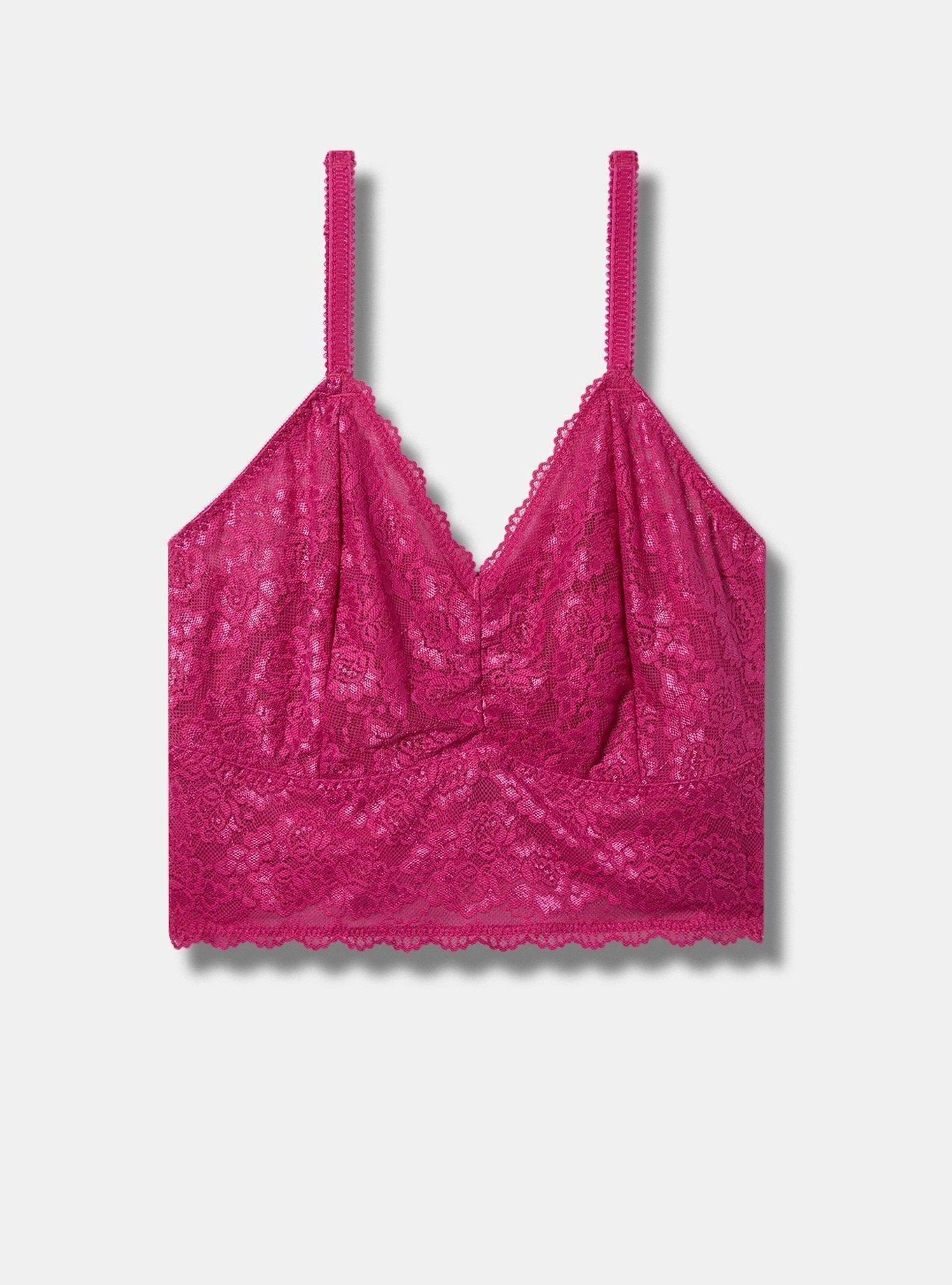 Plus Size - Unlined Lace Crop Bralette - Torrid