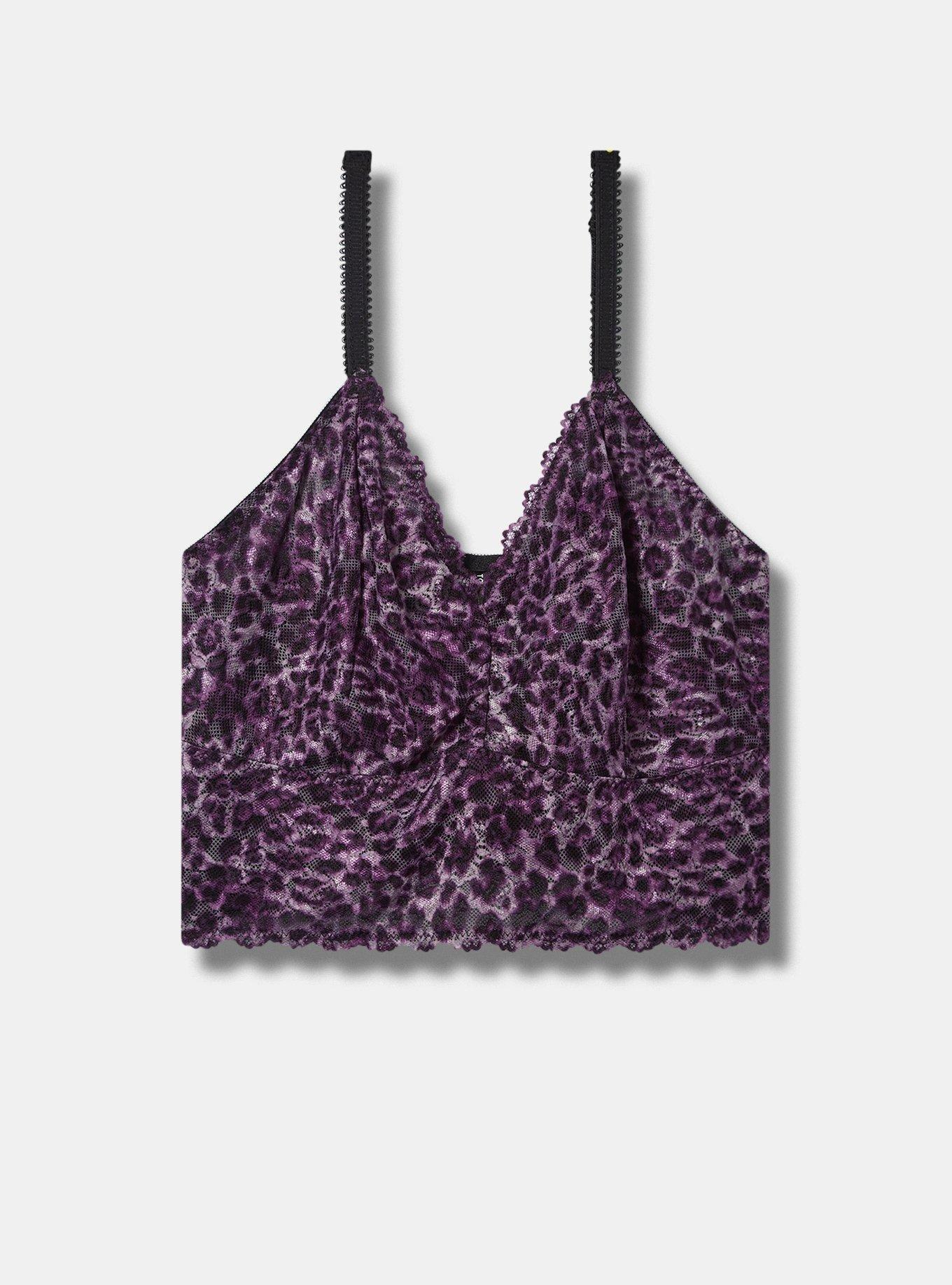 Plus Size - Unlined Lace Crop Bralette - Torrid