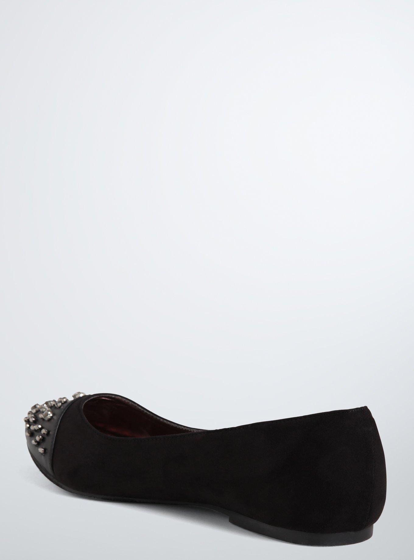 Plus Size - Gemstone Toe Ballet Flats (Wide Width) - Torrid