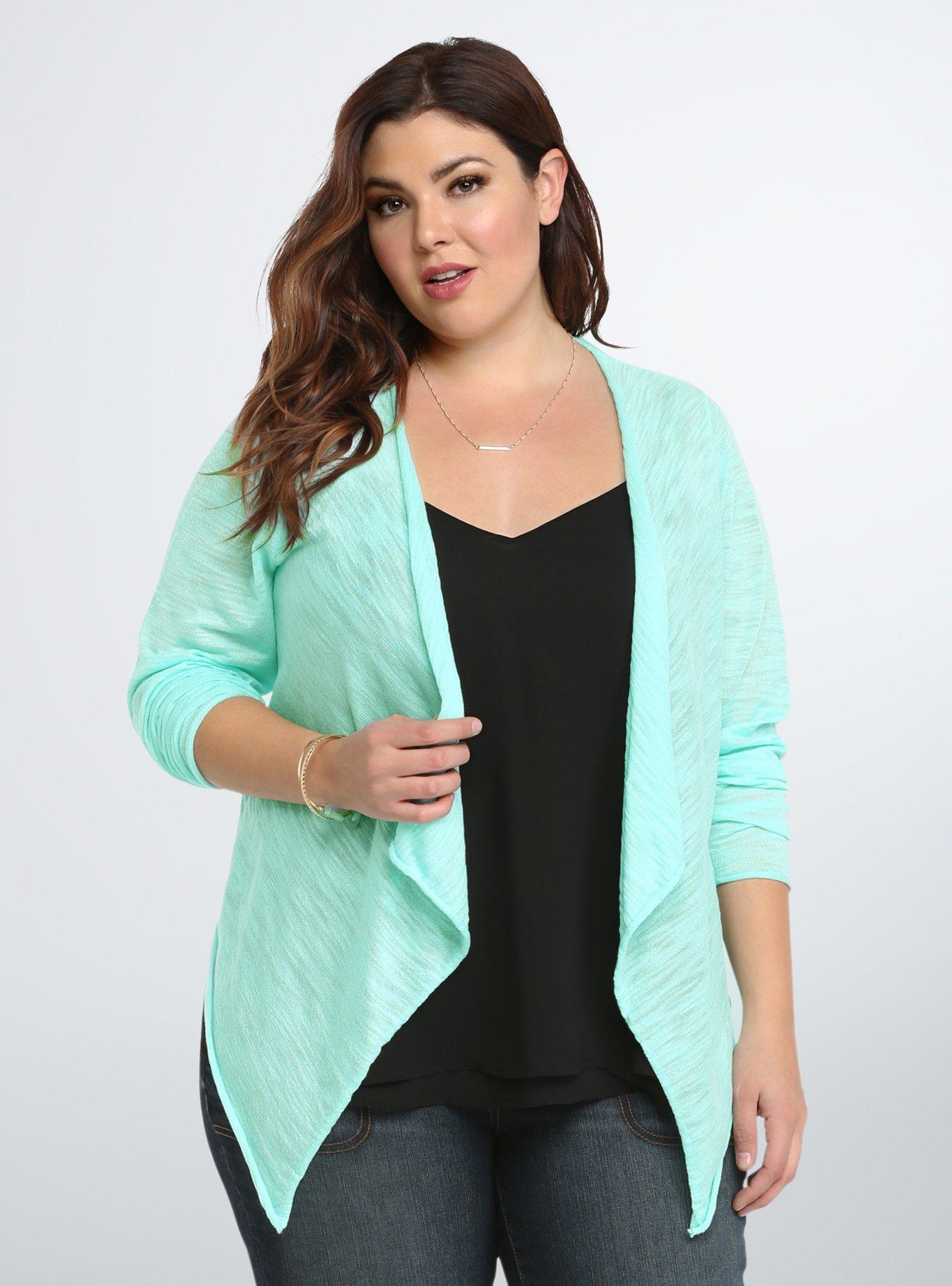 Plus Size - Lightweight Open Cardigan - Torrid