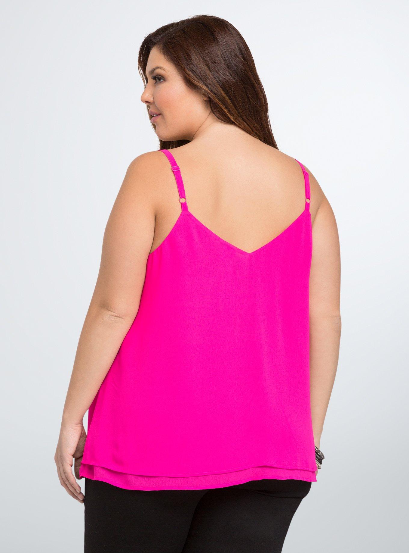 Plus Size - Double Layered Chiffon Cami - Torrid
