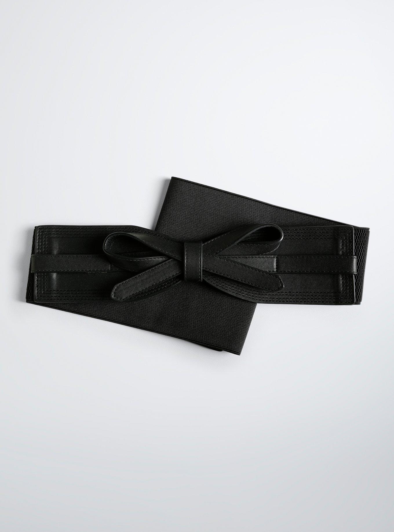 Plus Size - Faux Bow Obi Stretch Belt - Torrid