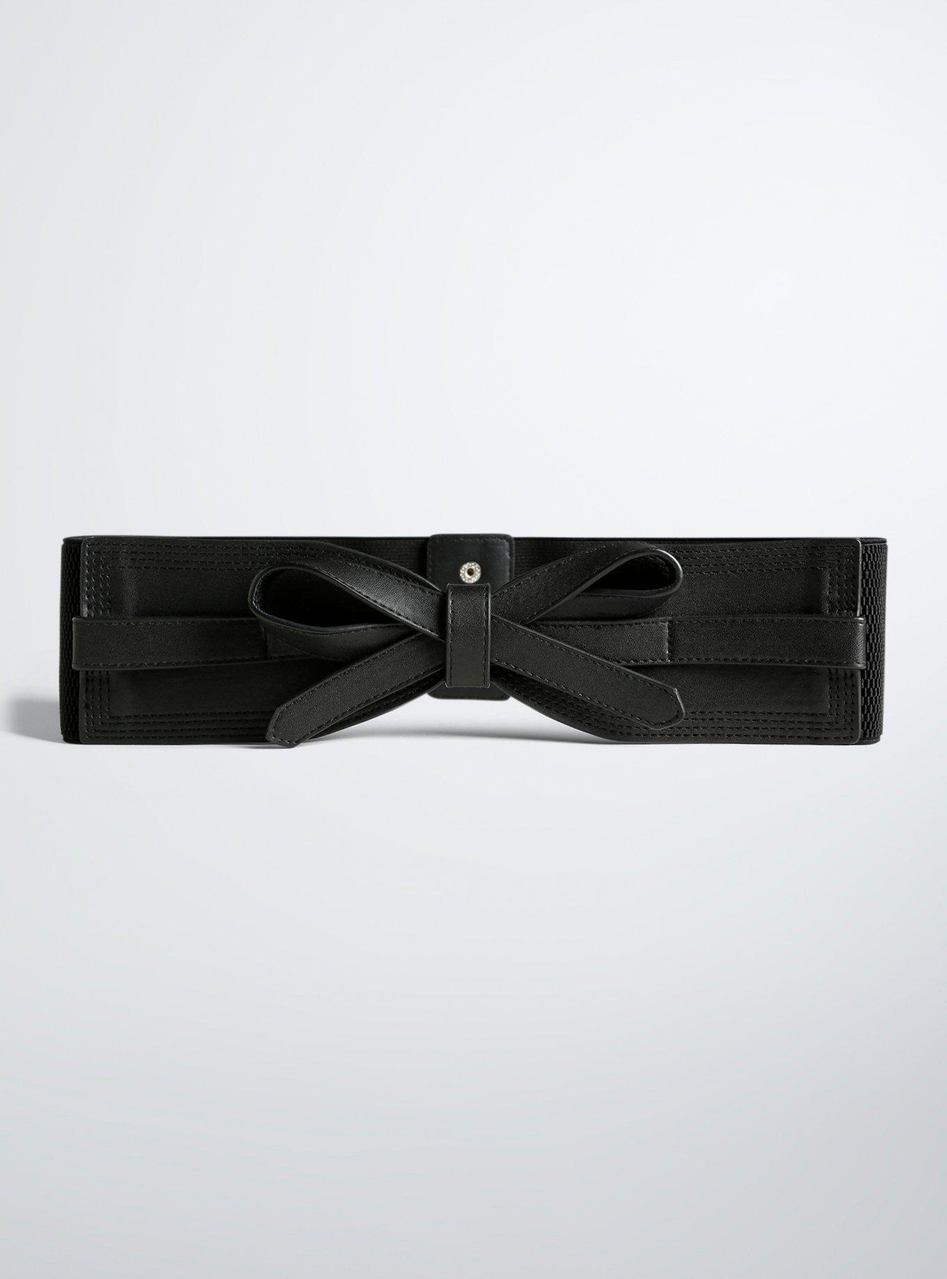 Plus Size - Faux Bow Obi Stretch Belt - Torrid