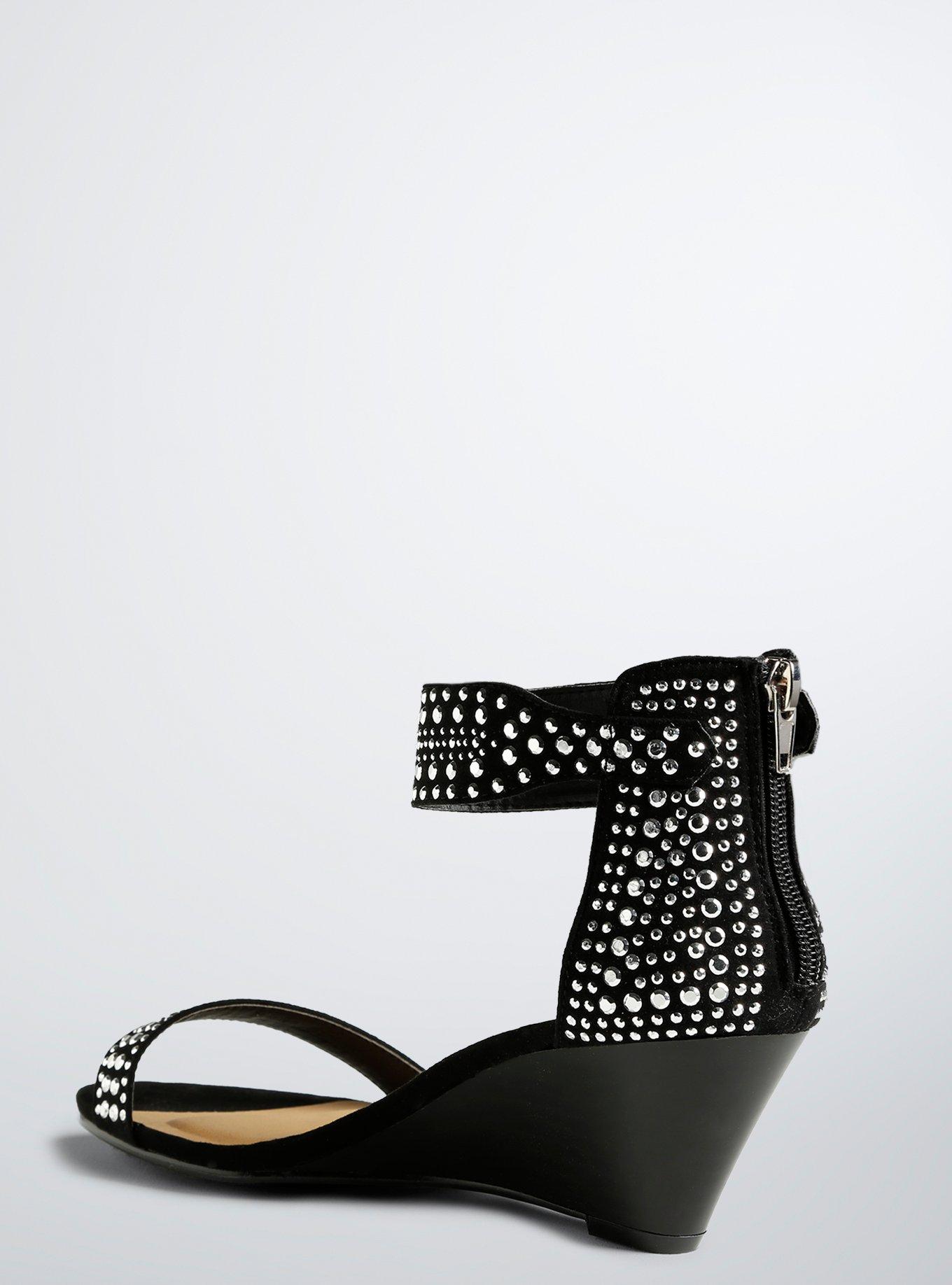 Plus Size - Rhinestone Mini Wedges (Wide Width) - Torrid