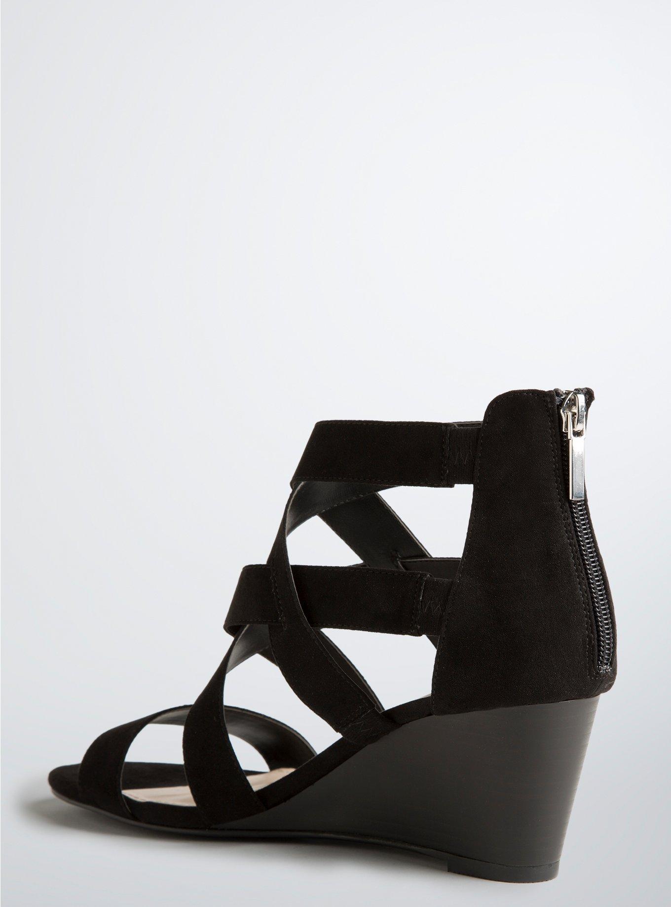 Plus Size - Strappy Mini Wedges (Wide Width) - Torrid