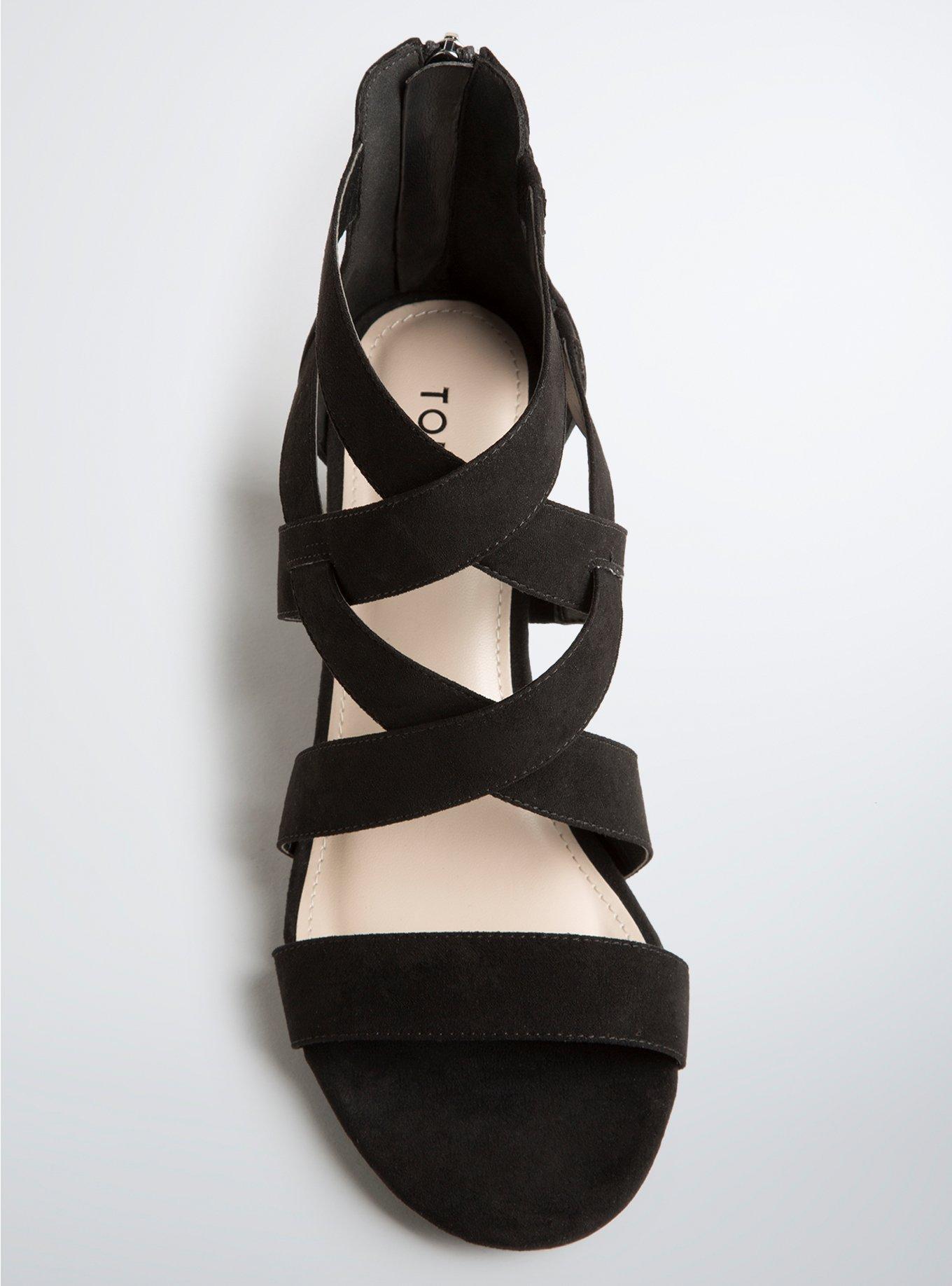 Plus Size - Strappy Mini Wedges (Wide Width) - Torrid