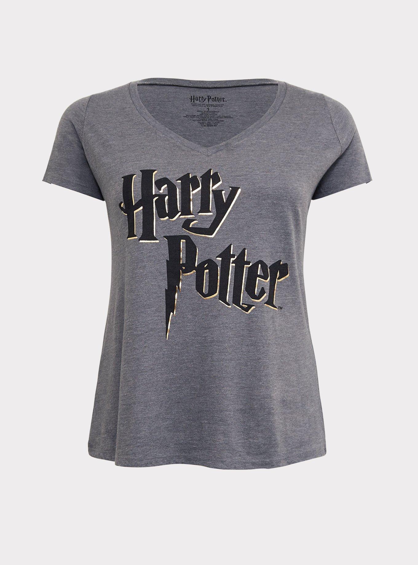 Plus Size - Harry Potter Logo Slim Fit Tee - Torrid