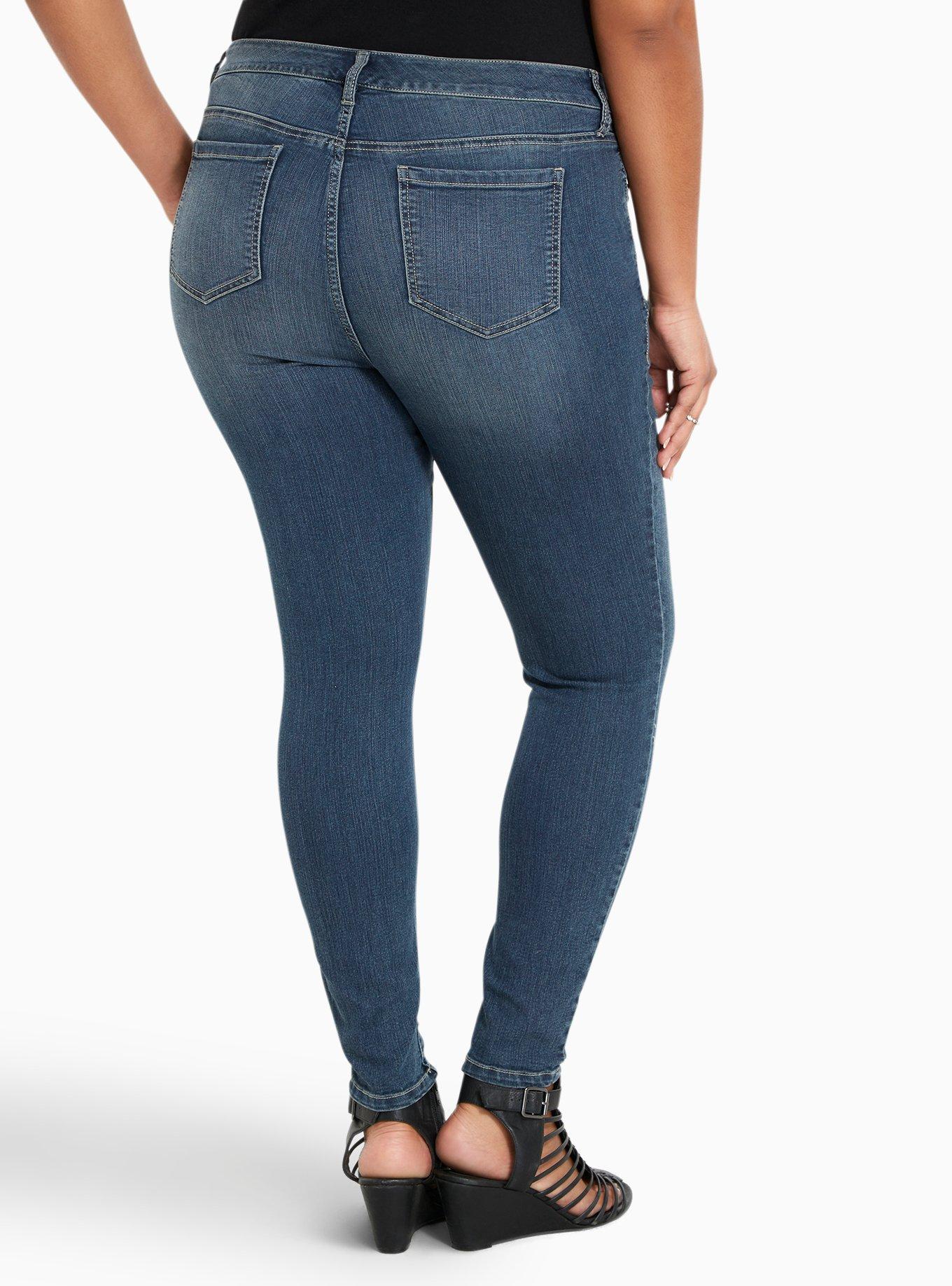Plus Size - Torrid Ultra Skinny Jeans - Medium Wash - Torrid