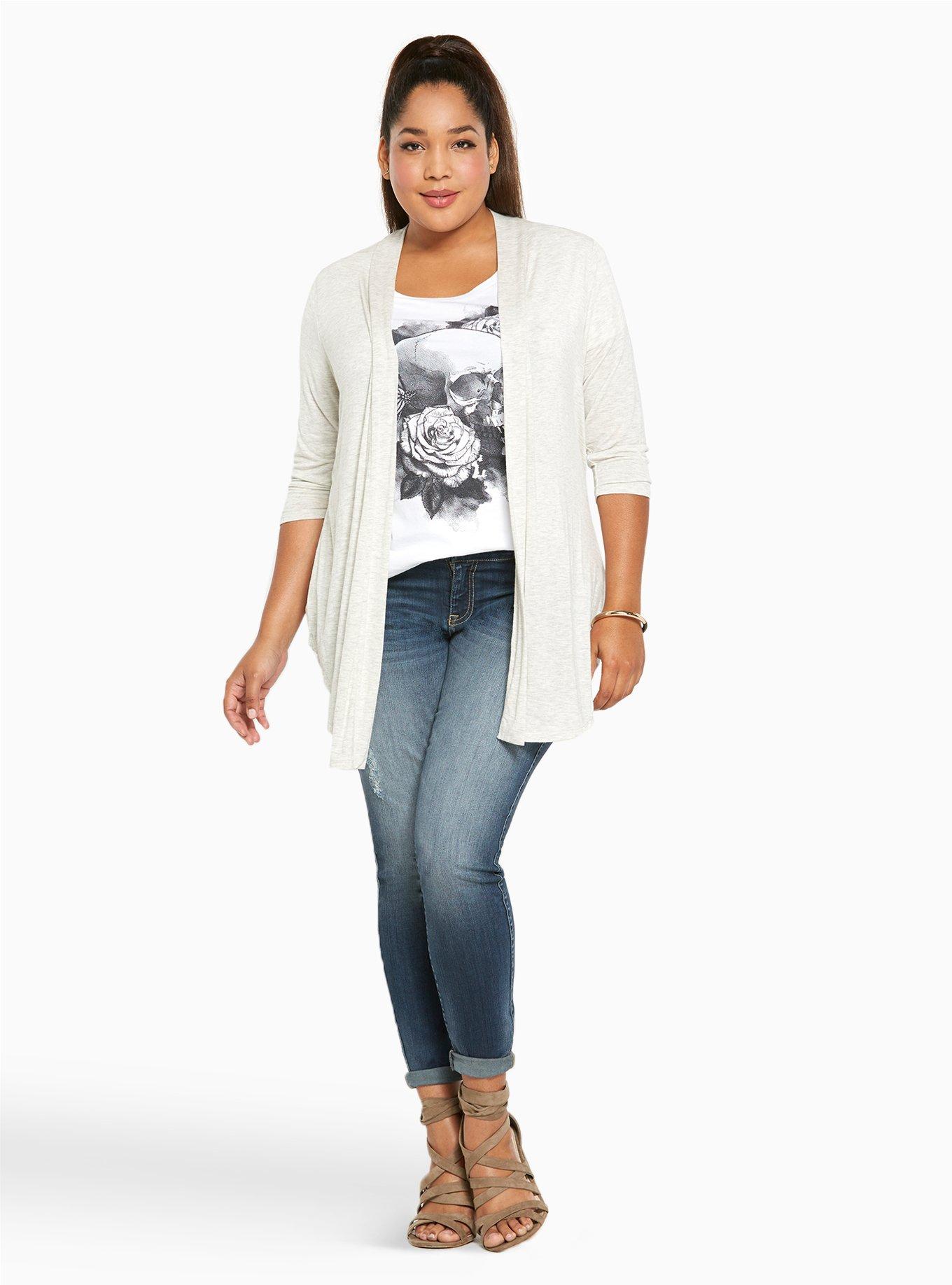 Plus Size - Knit Open Front Cardigan - Torrid