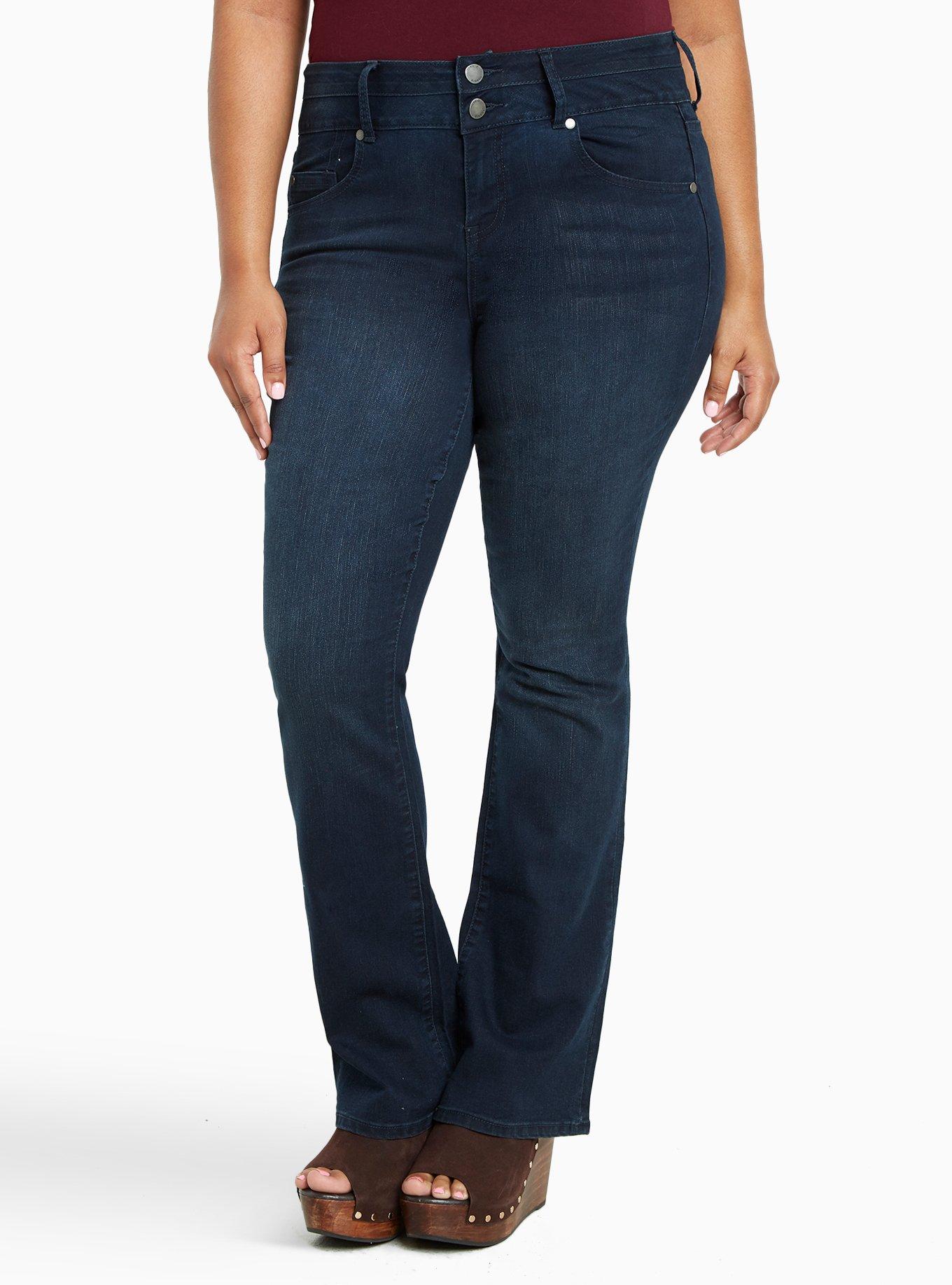 Plus Size - Torrid High Rise Slim Boot Jeans - Dark Wash - Torrid