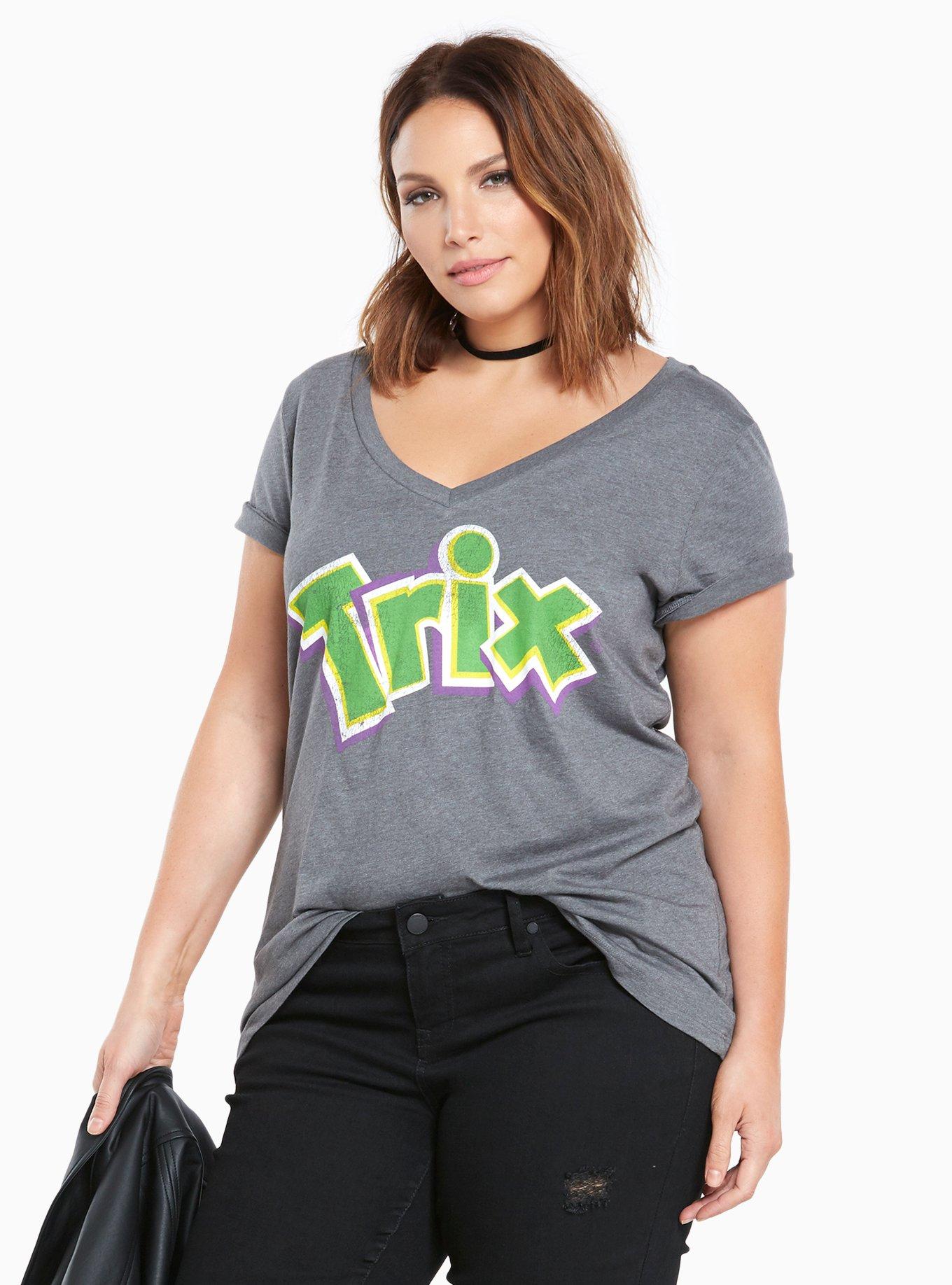 Plus Size - Trix V-Neck Tee - Torrid