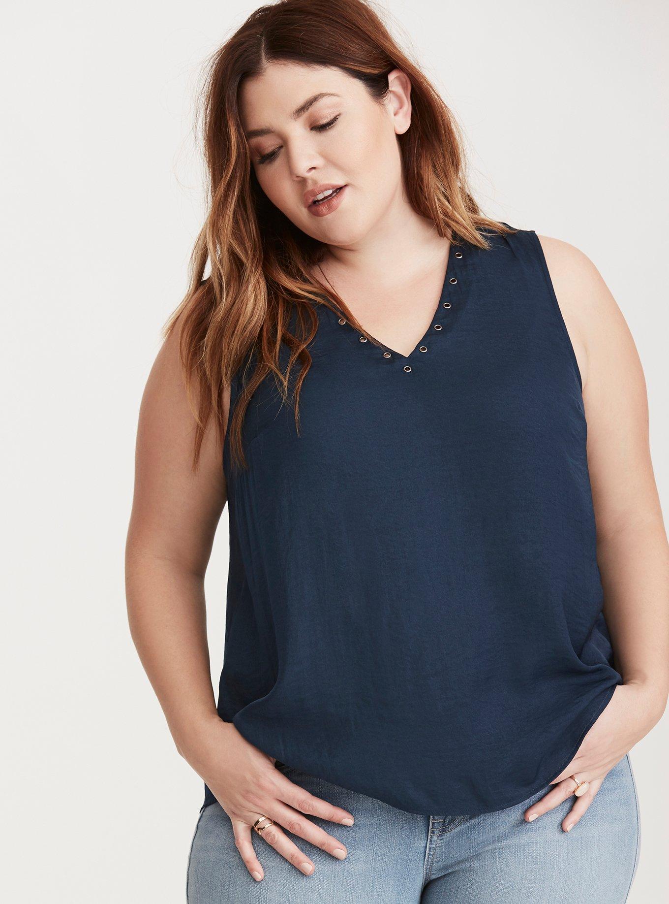 Plus Size - Grommet Tank Top - Torrid