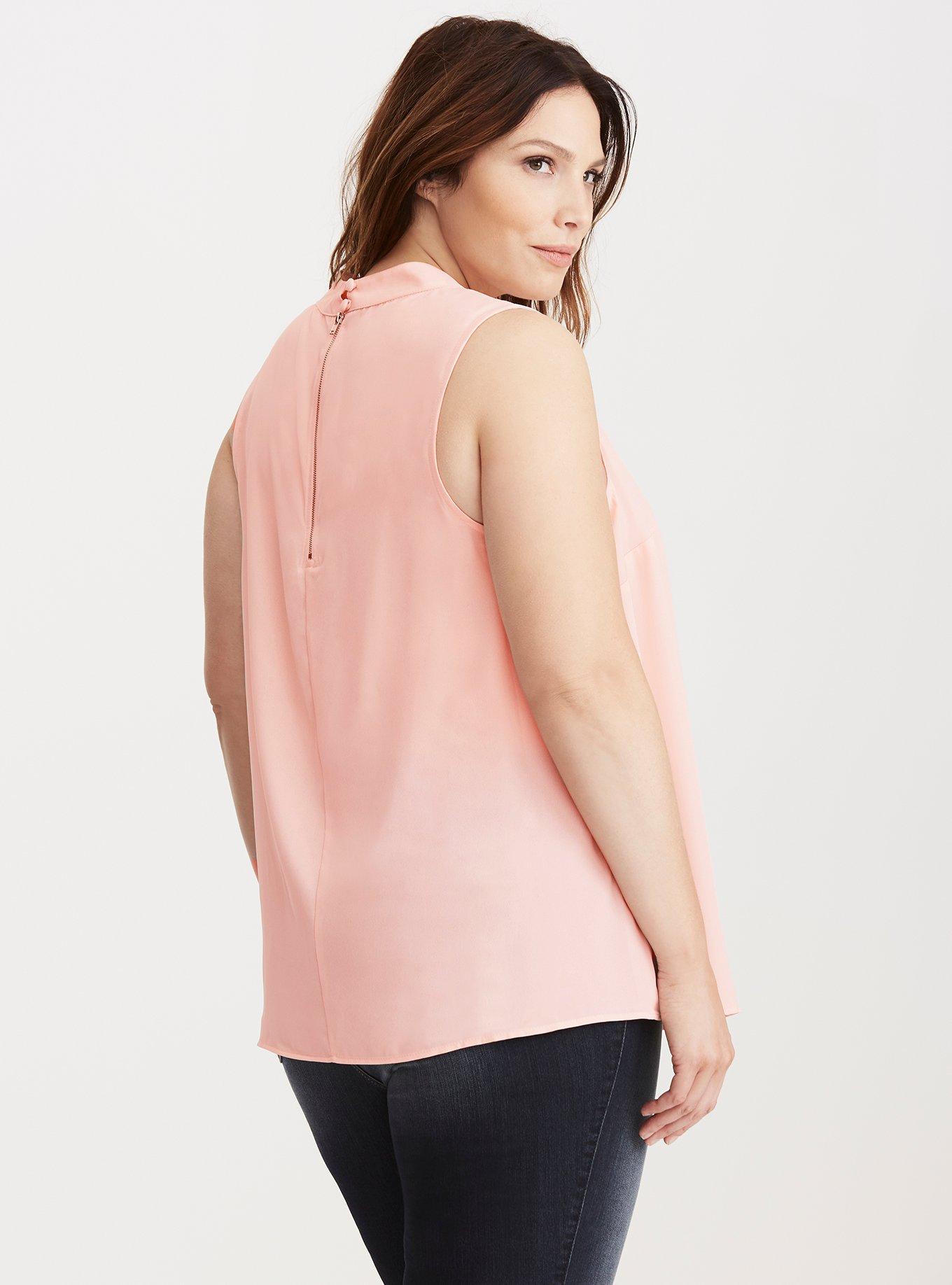 Plus Size - Mock Neck Keyhole Tank Top - Torrid