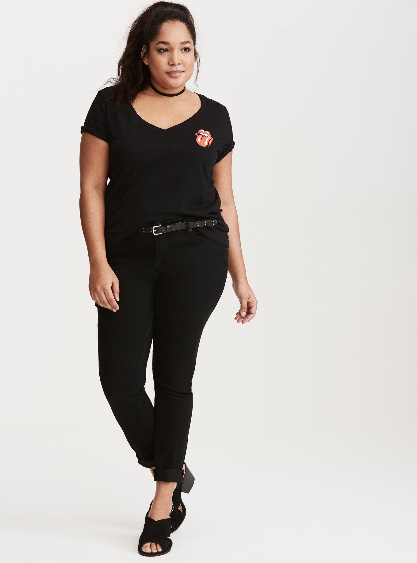 Plus Size - Rolling Stones V-Neck Tee - Torrid