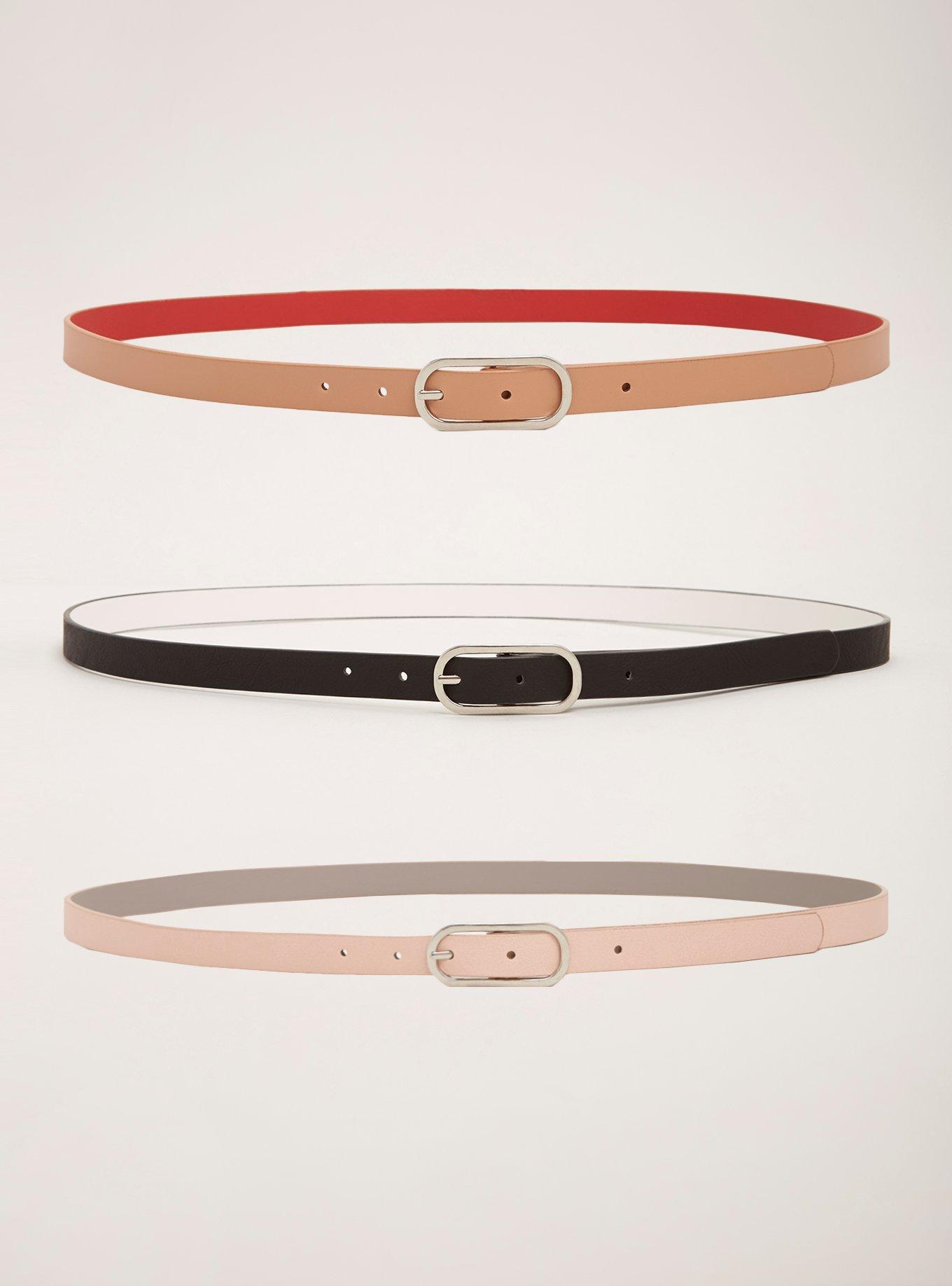 Plus Size - Reversible Belt Set - Torrid