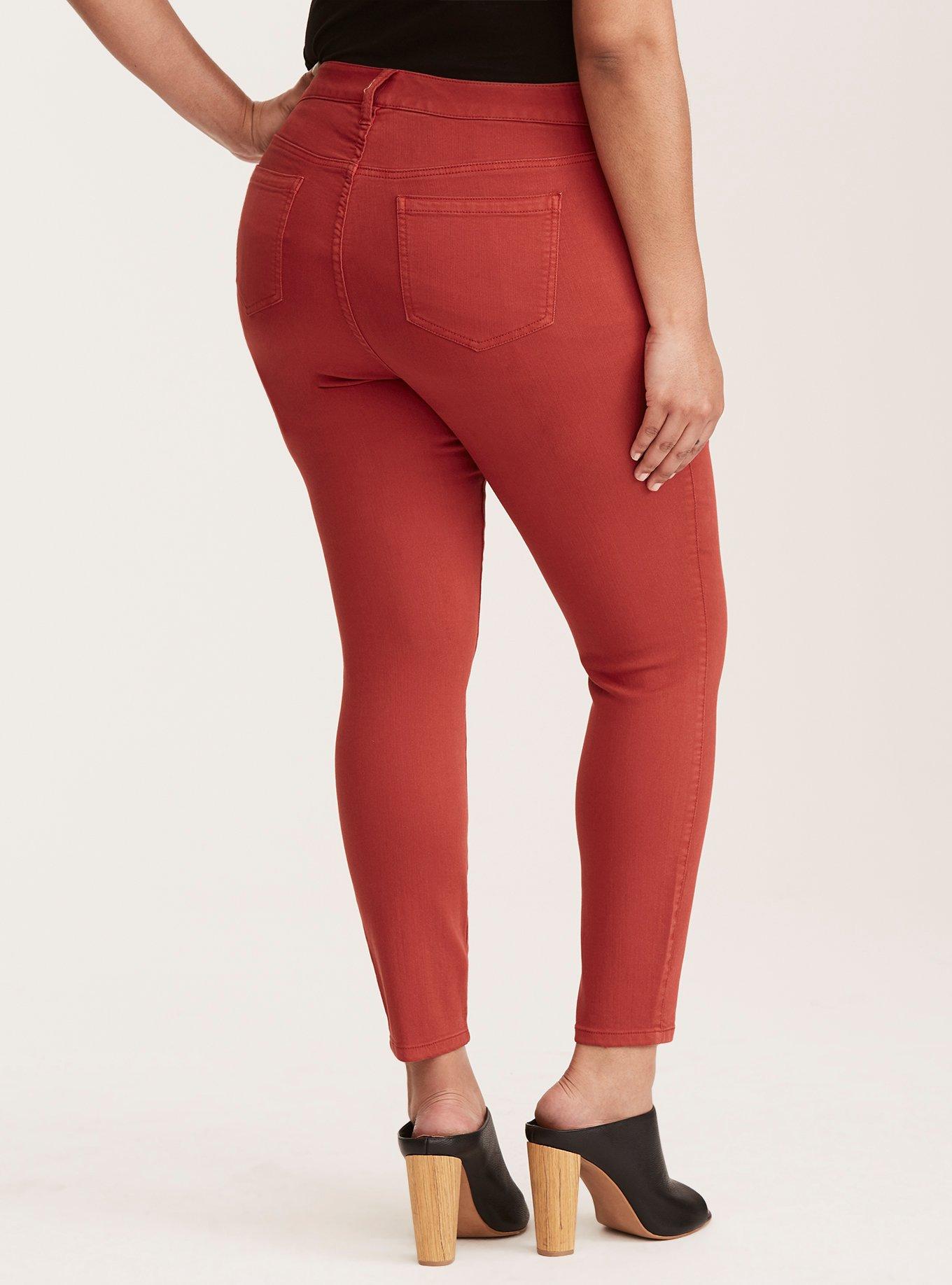 Plus Size - Ultra Skinny Jean - Red Wash - Torrid