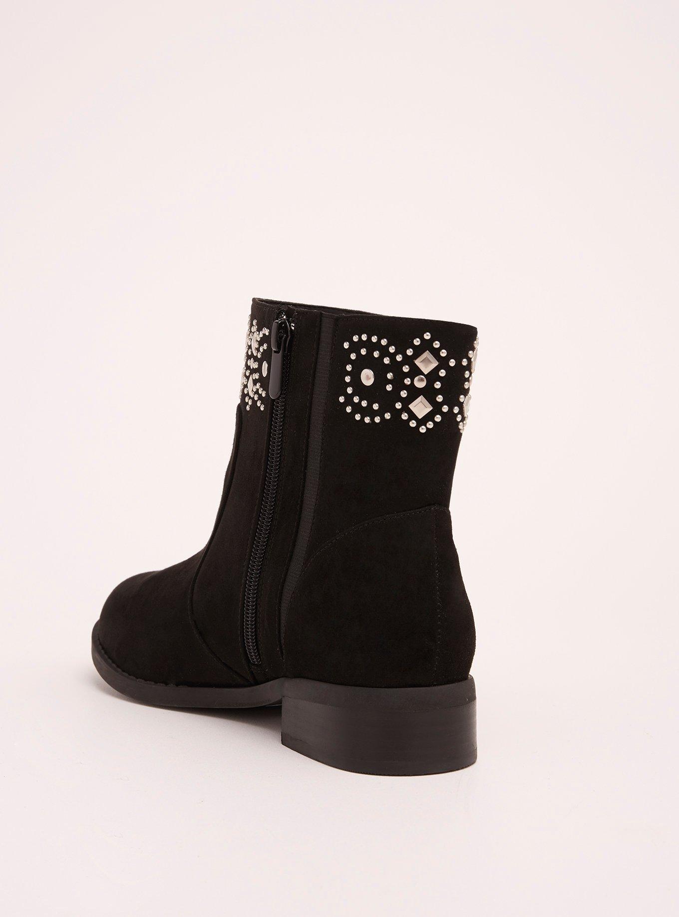Plus Size - Studded Ankle Boots (Wide Width) - Torrid