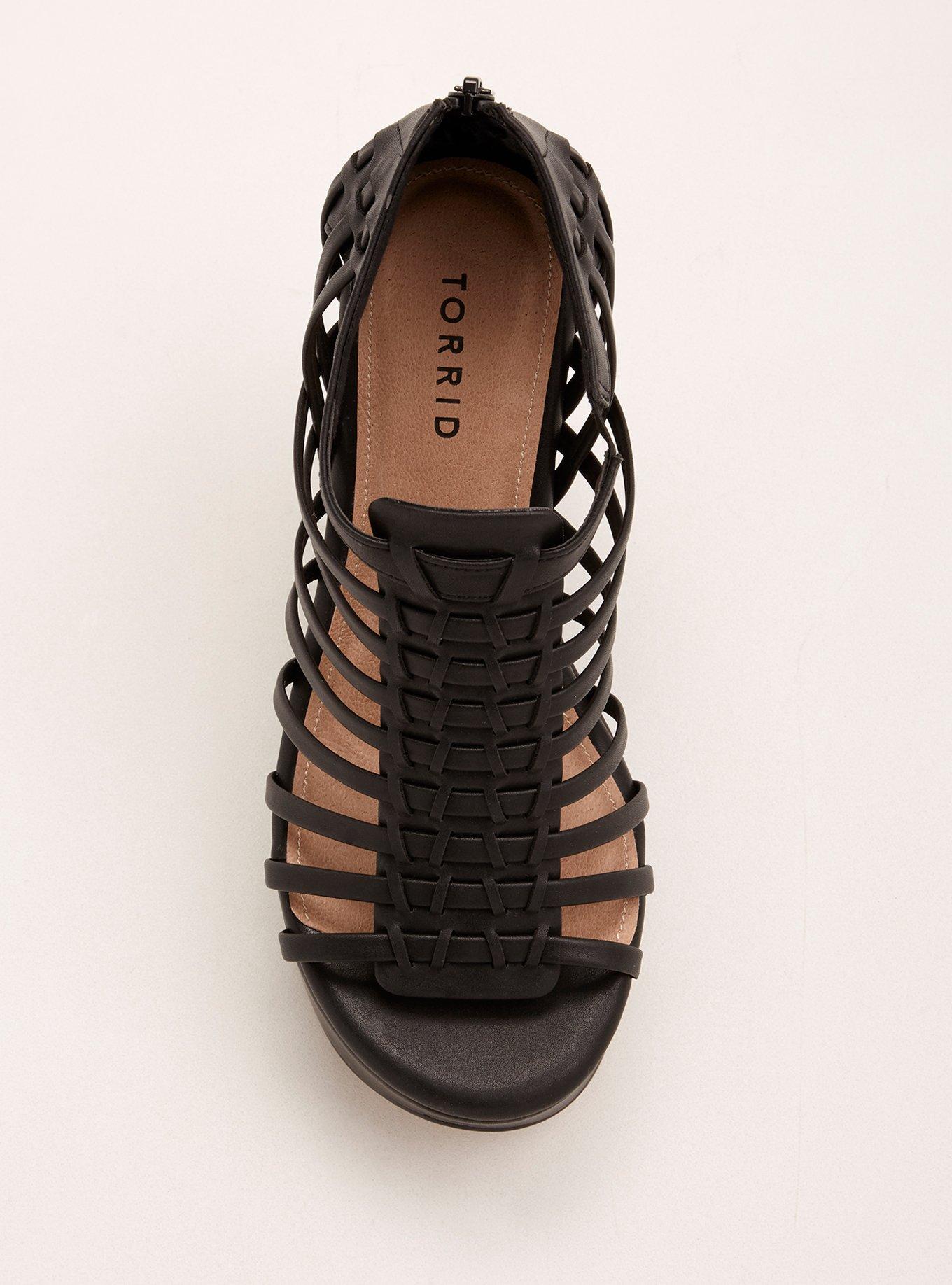 Plus Size - Gladiator Platform Wedges (Wide Width) - Torrid