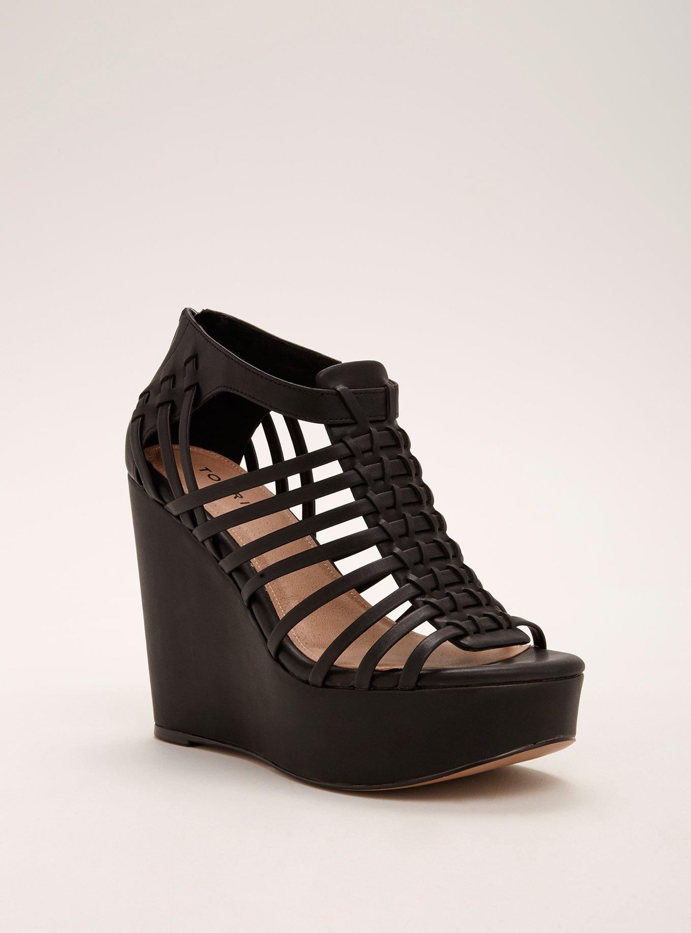 Plus Size - Gladiator Platform Wedges (Wide Width) - Torrid