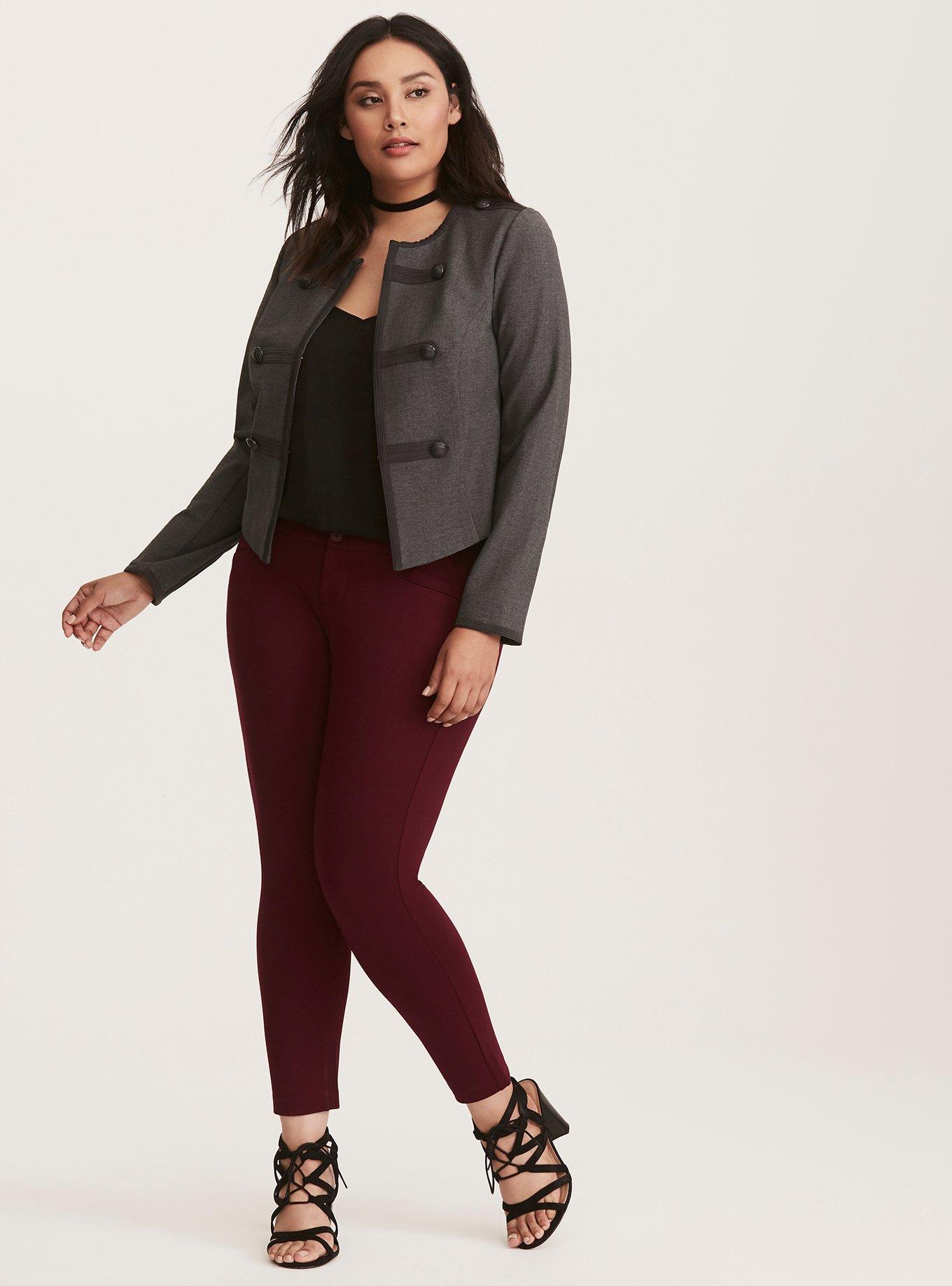 Plus Size - Fitted Military Jacket - Torrid