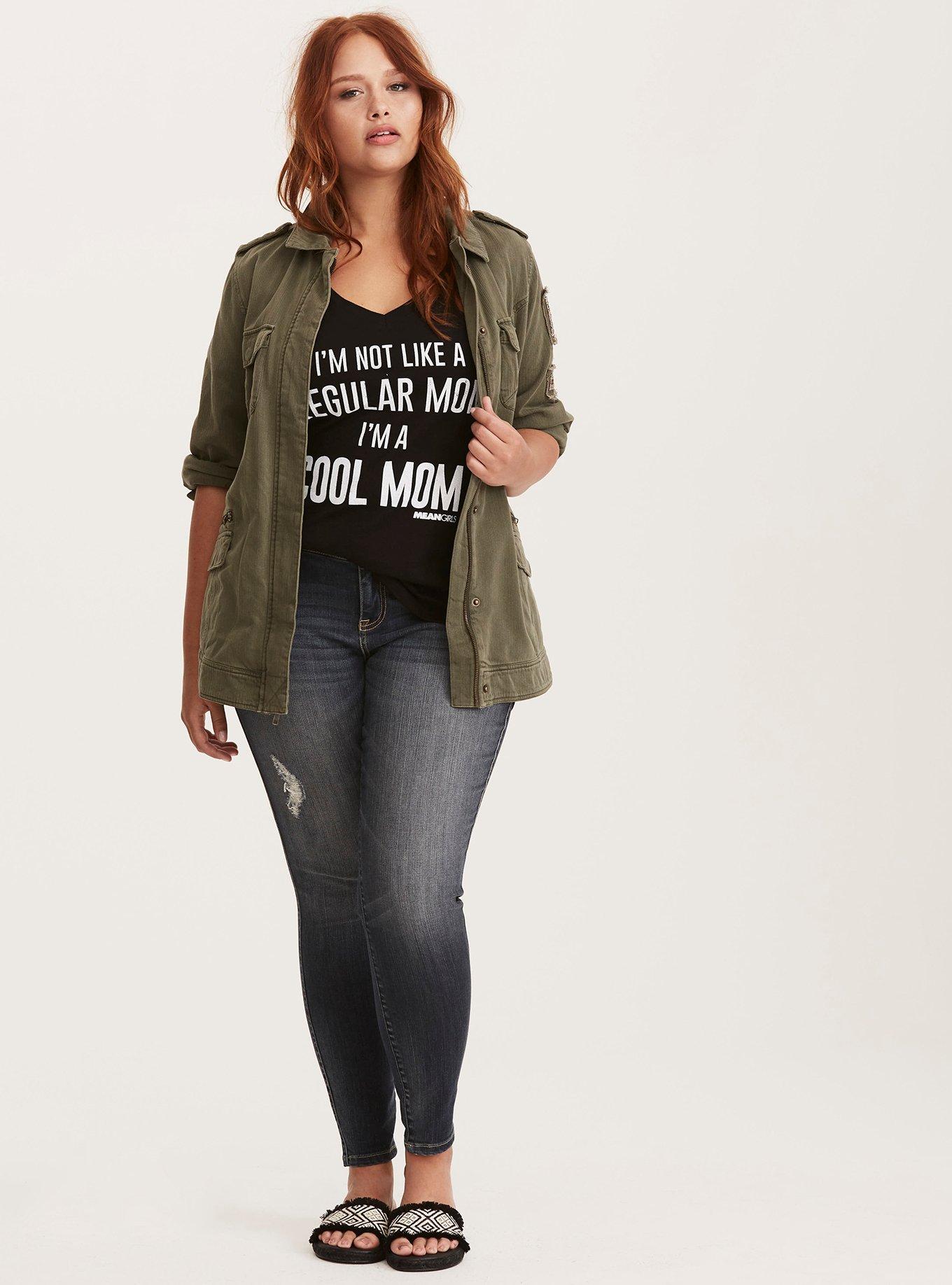Plus Size - Mean Girls Cool Mom V-Neck Tee - Torrid