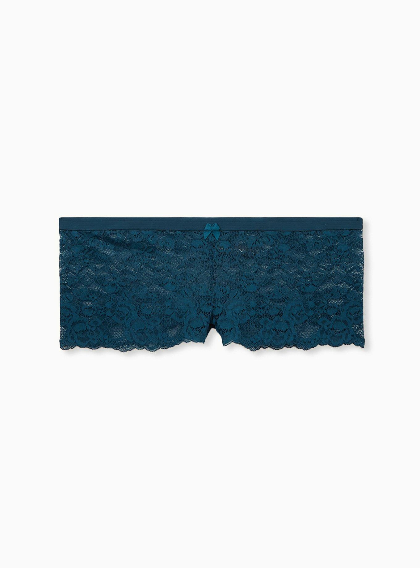 Plus Size - Super Soft Lace Mid-Rise Cheeky Panty - Torrid