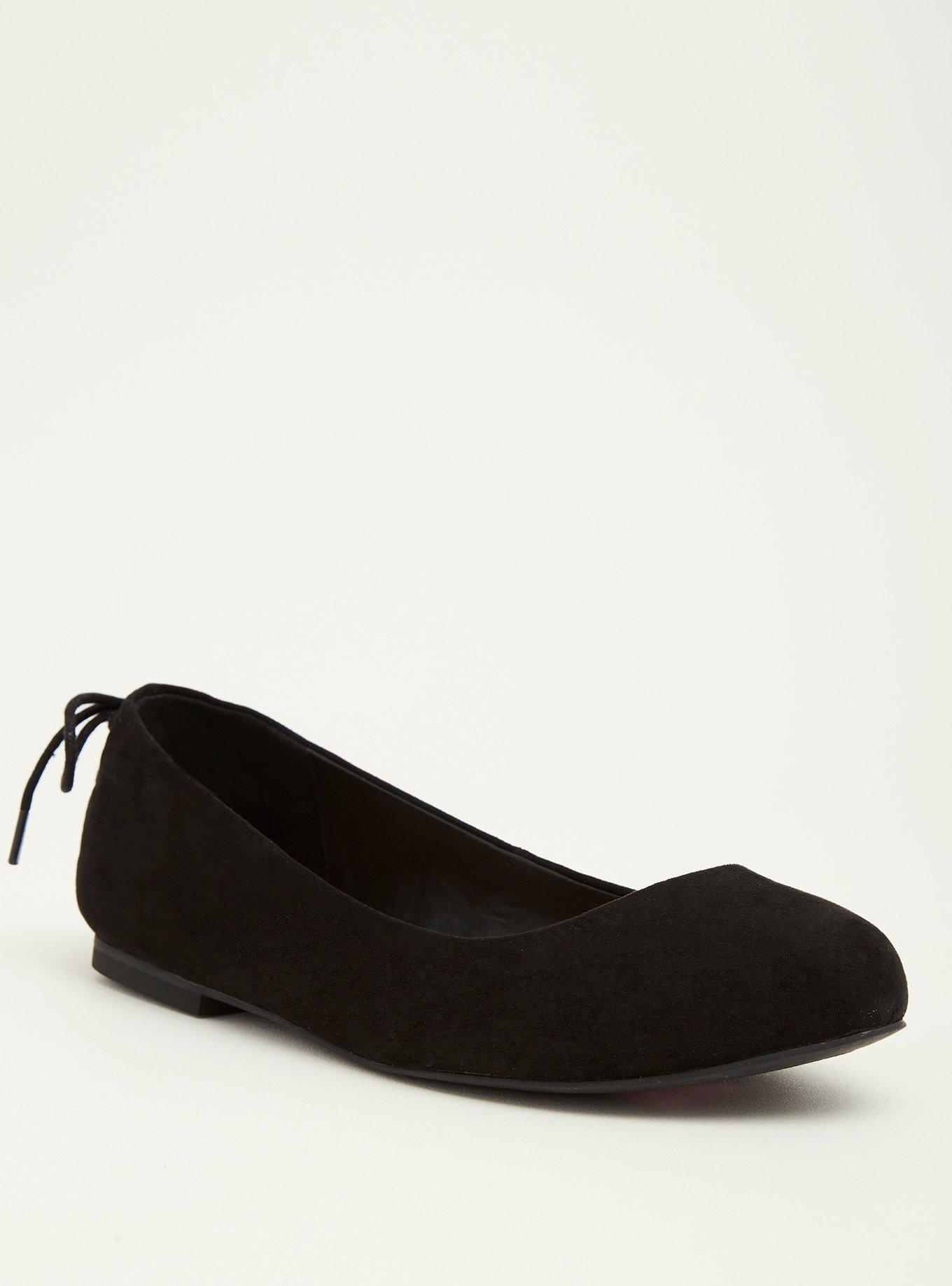 Plus Size - Corset Back Almond Toe Flats (Wide Width) - Torrid