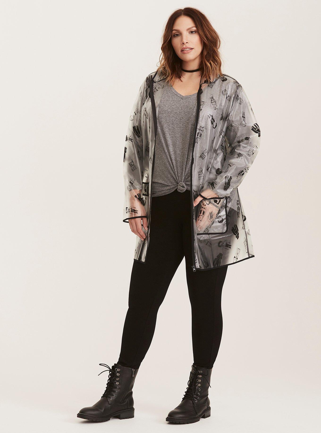 Plus Size - Her Universe Star Wars PVC Rain Coat - Torrid