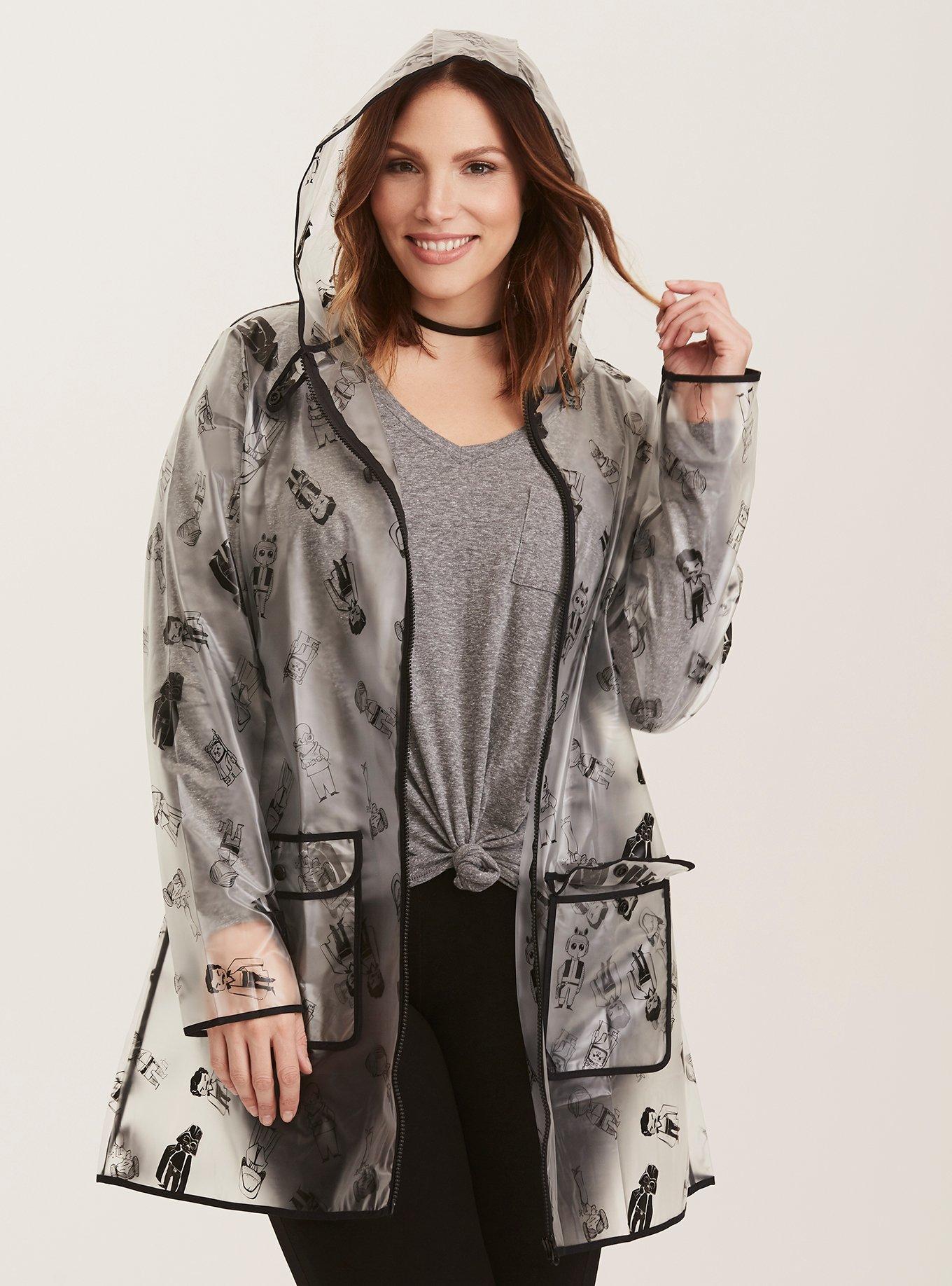 Plus Size - Her Universe Star Wars PVC Rain Coat - Torrid