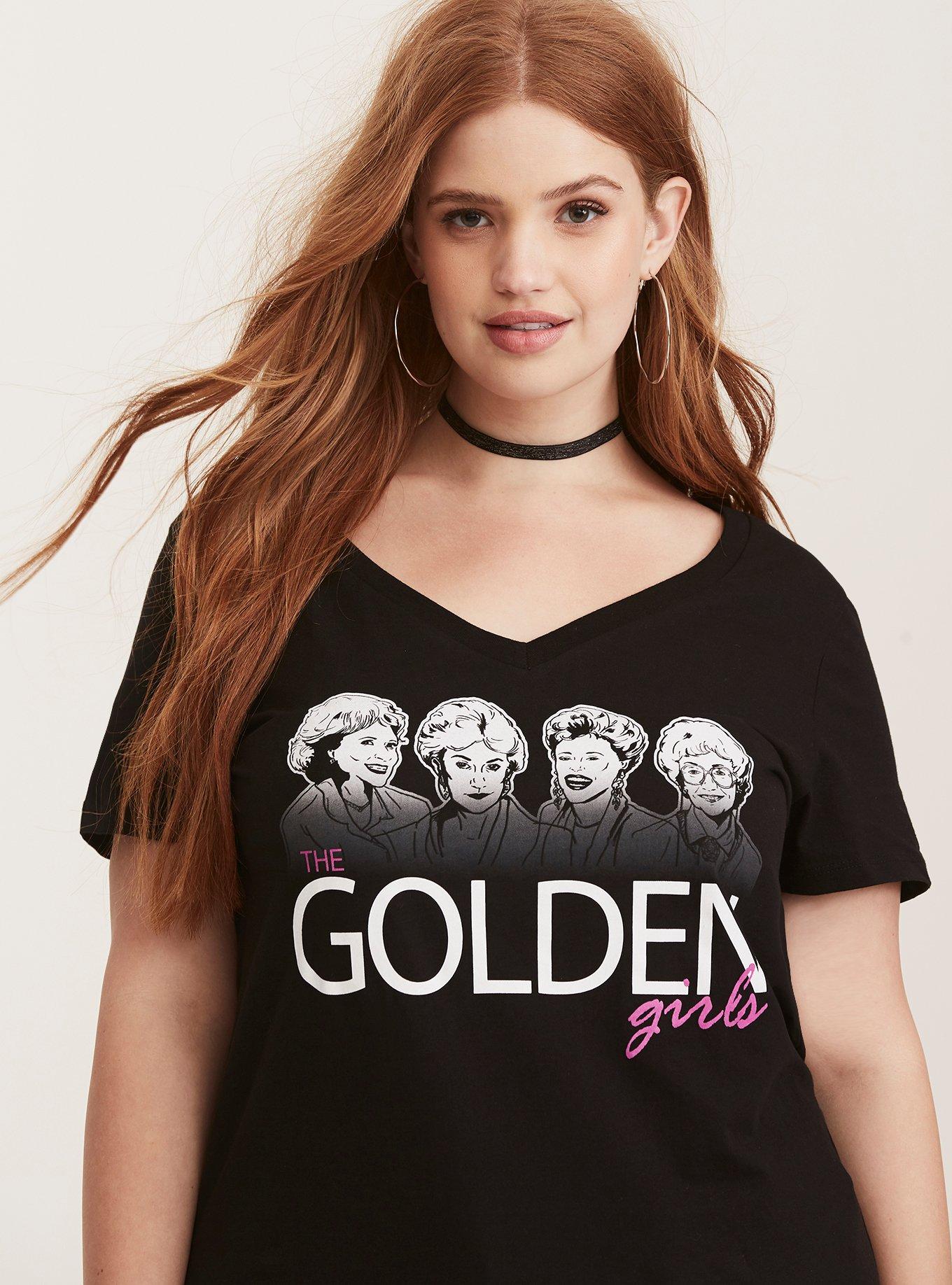 Plus Size - Golden Girls V-Neck Tee - Torrid