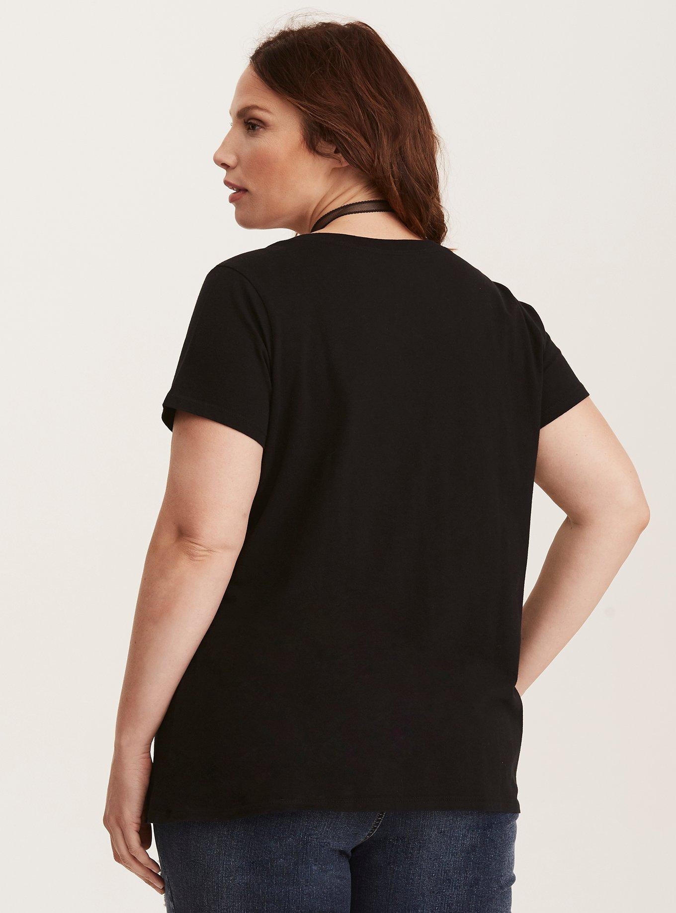 Plus Size - Whiskey Soul Distressed Crew Neck Tee - Torrid