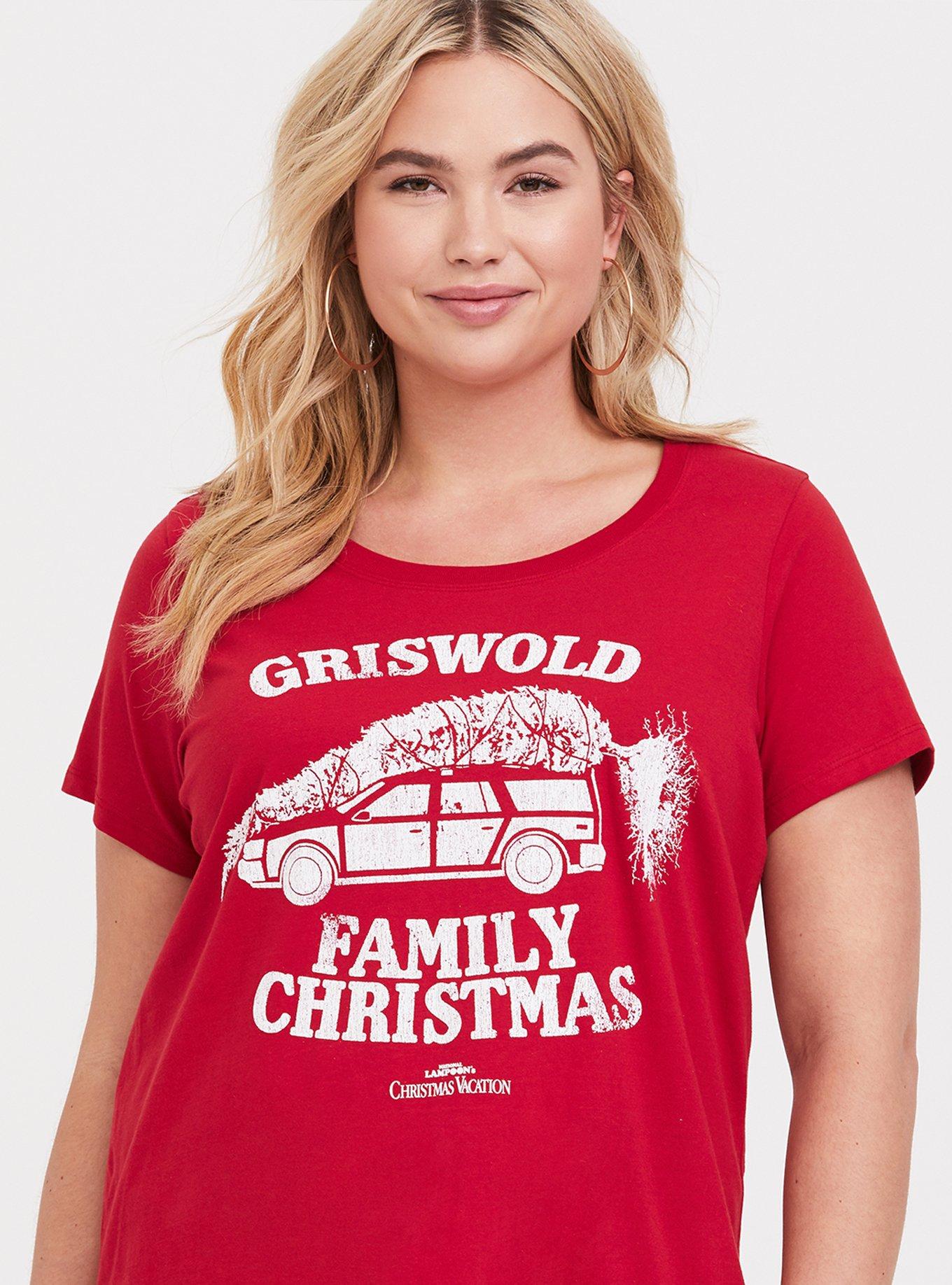 Plus Size - Griswold Christmas Vacation Red Crew Tee - Torrid