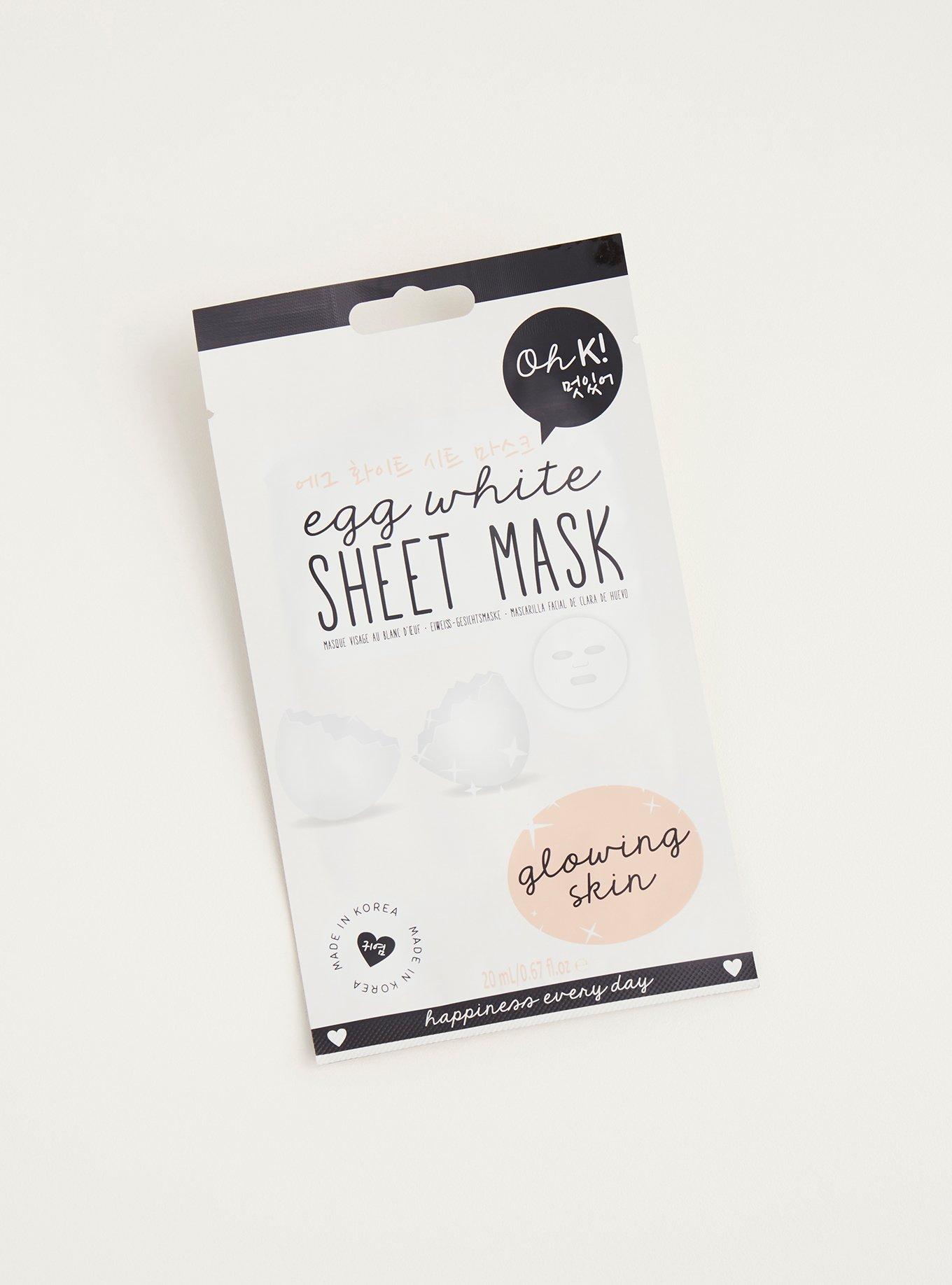Plus Size - Oh K Egg White Face Mask - Torrid