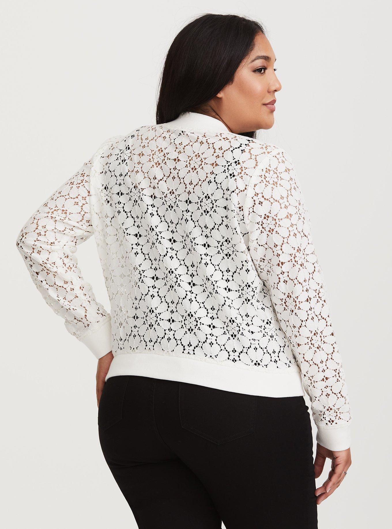 Plus Size - Lace Bomber - Torrid
