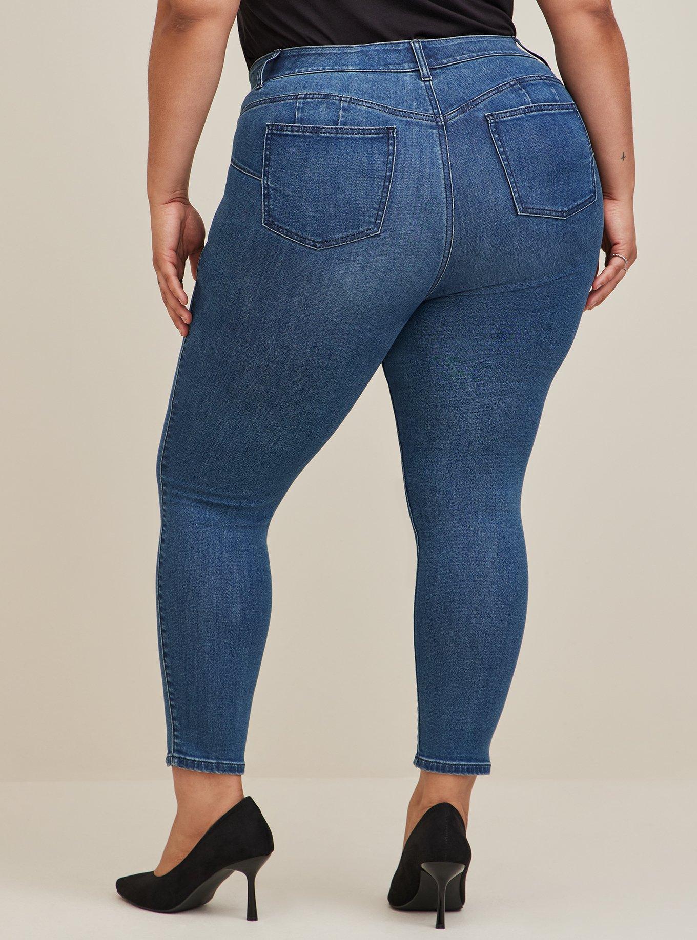 Plus Size - Bombshell Skinny Premium Stretch High-Rise Jean - Torrid