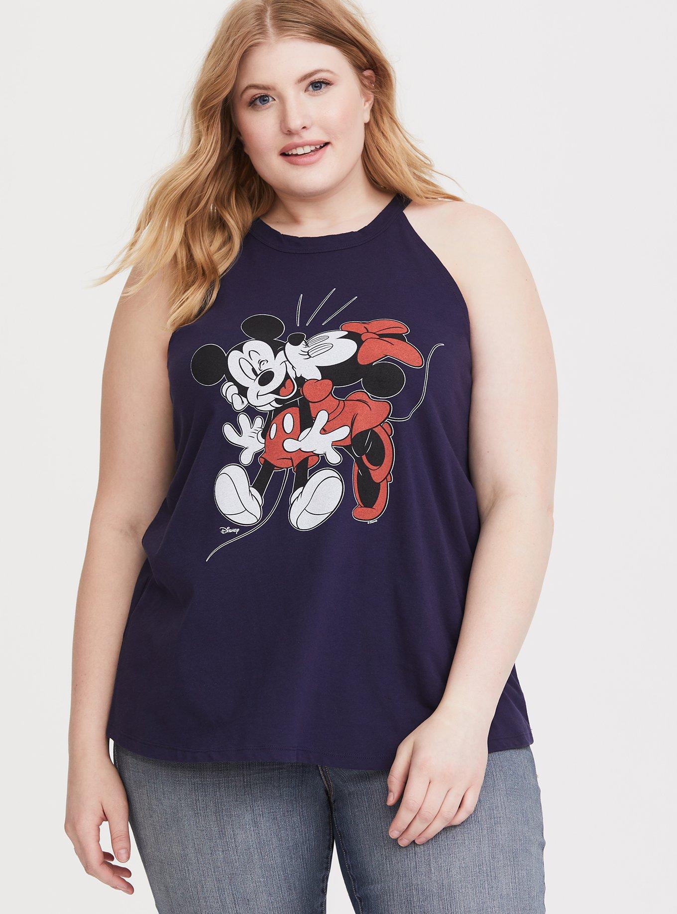 Plus Size - Disney Mickey & Minnie Mouse High Neck Tank - Torrid