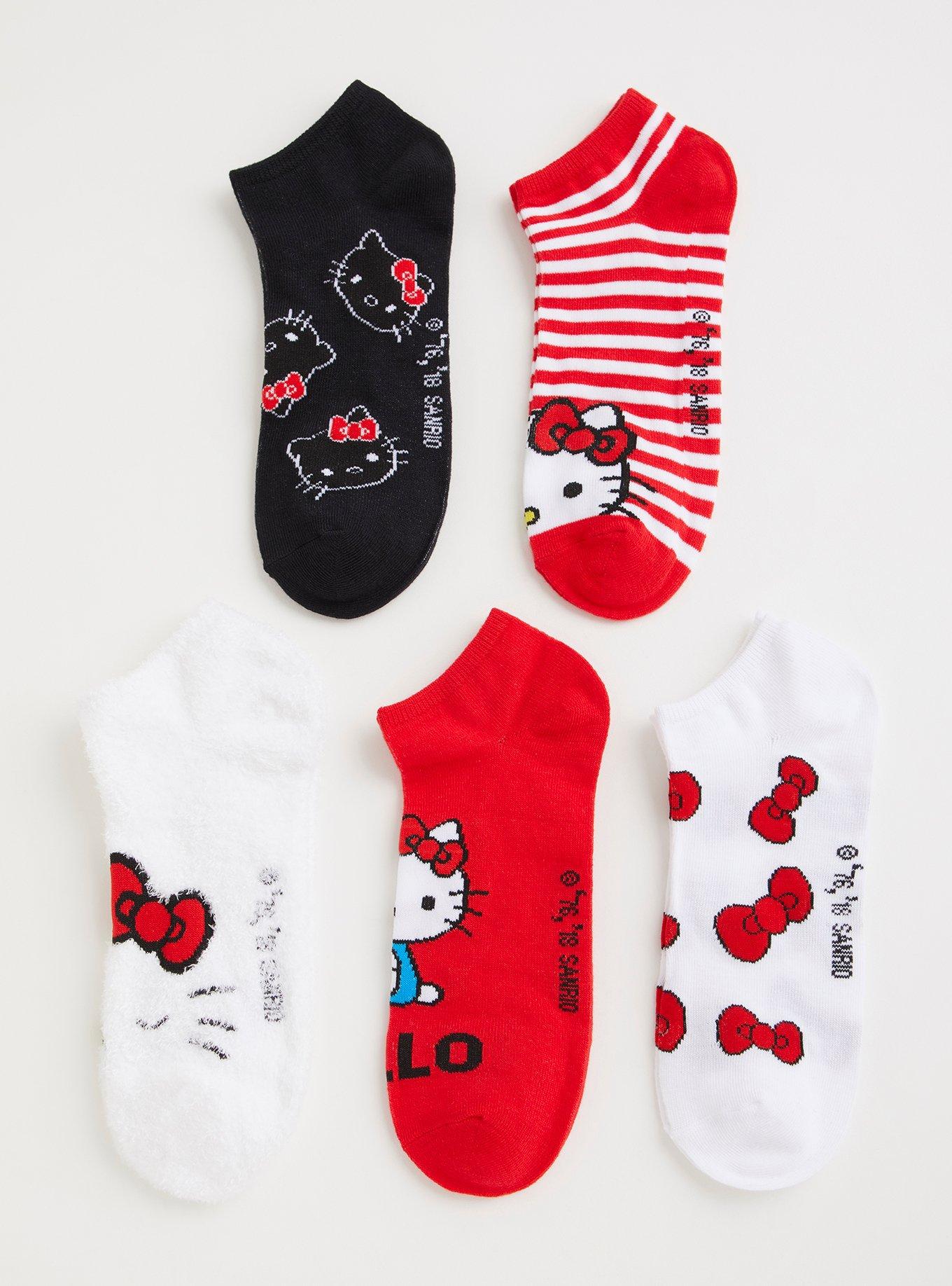 Plus Size - Hello Kitty Fuzzy Sock - Pack of 5 - Torrid