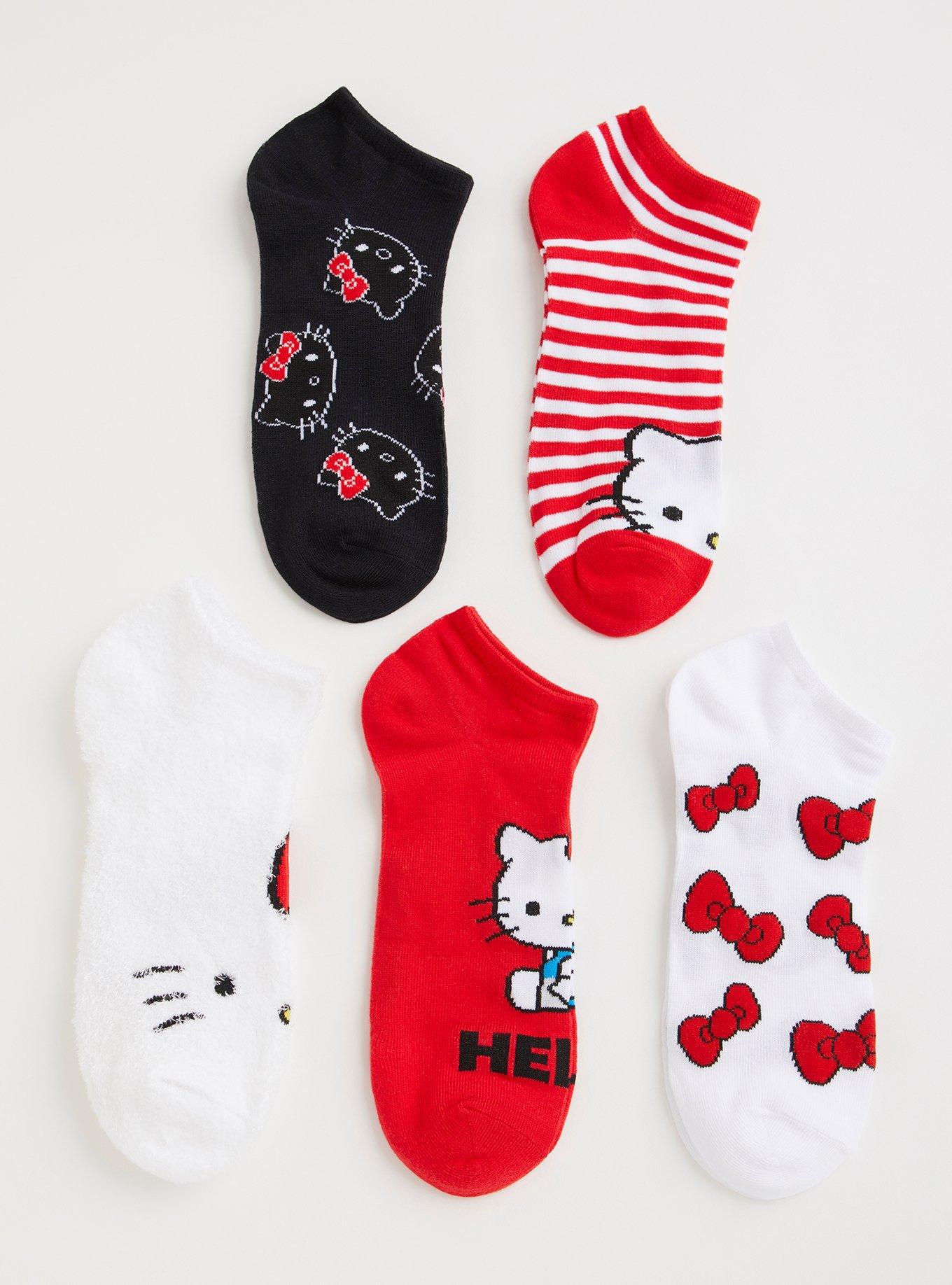 Plus Size - Hello Kitty Fuzzy Sock - Pack of 5 - Torrid