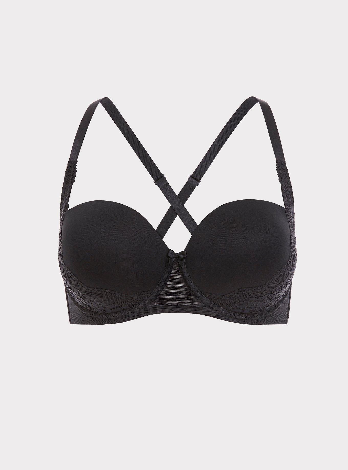 Plus Size - Balconette Push-Up Smooth Straight Back Bra - Torrid