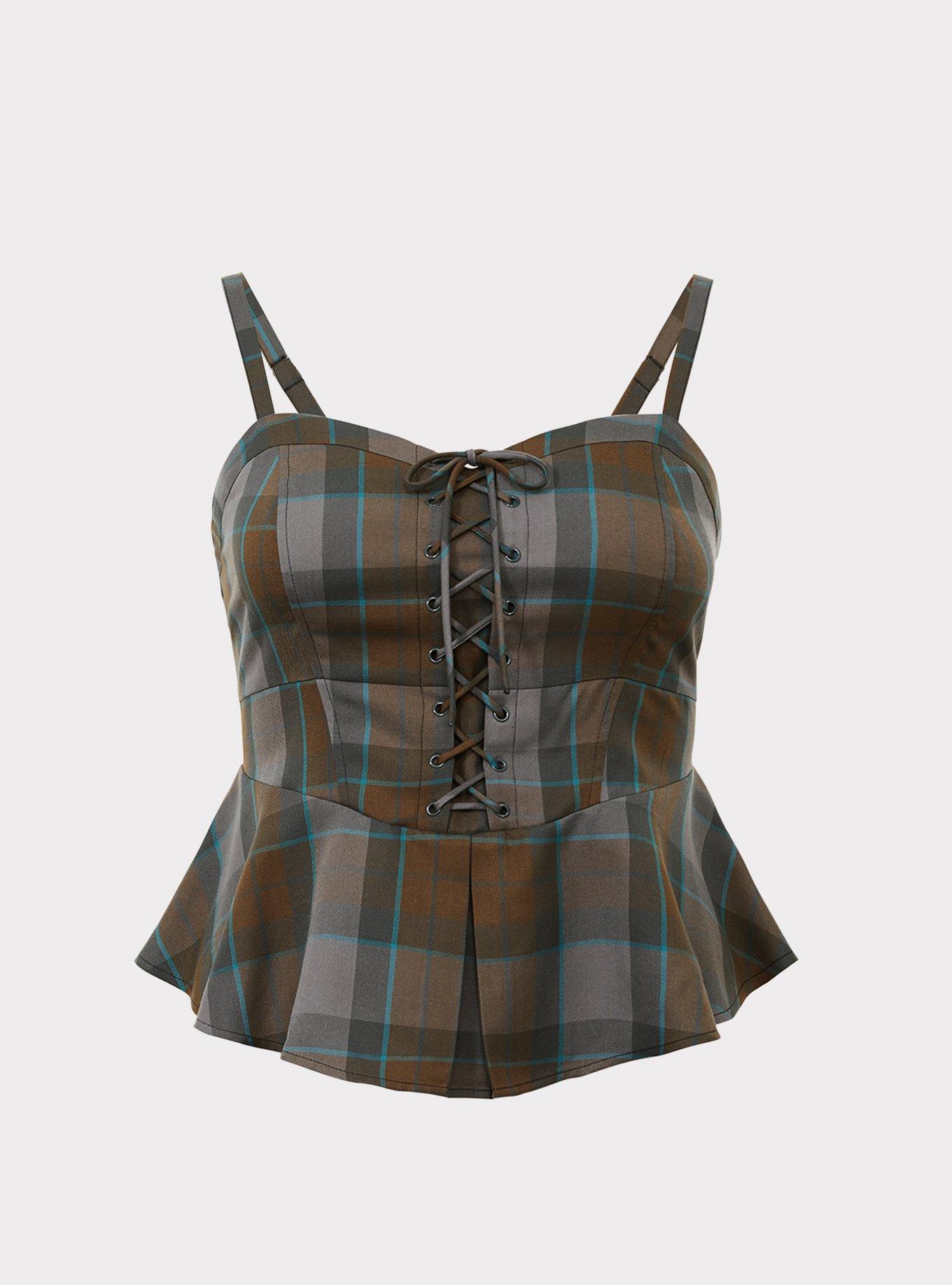 Plus Size - Outlander Mackenzie Tartan Corset - Torrid