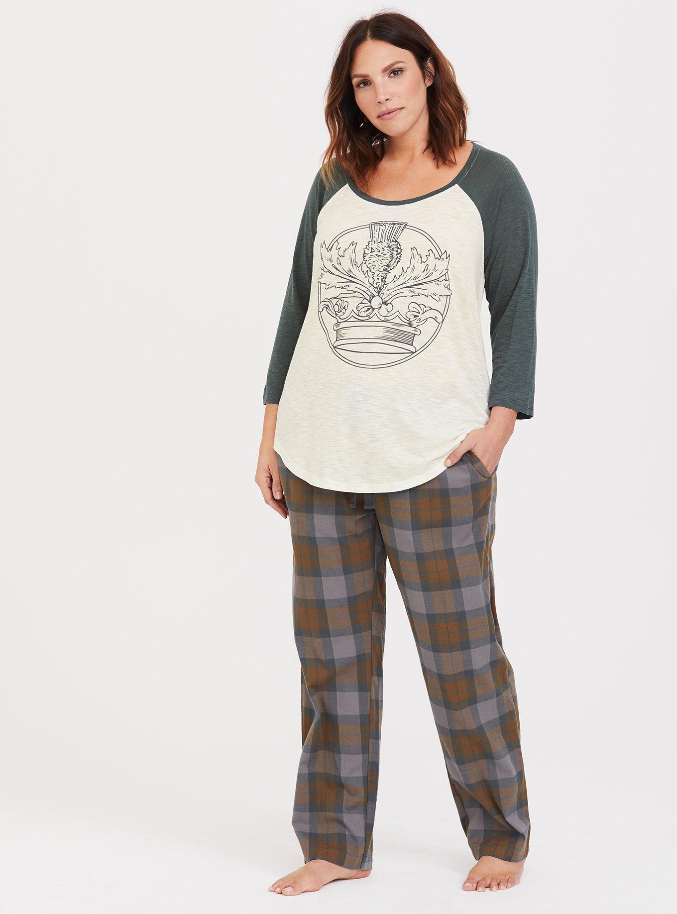 Plus Size - Outlander Ivory Crest Sleep Top - Torrid