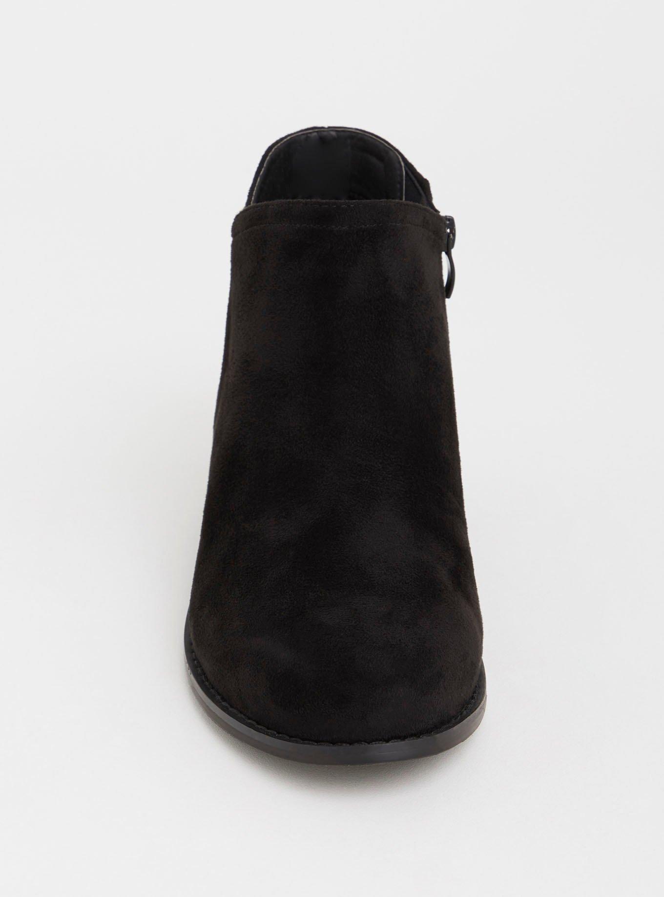 Plus Size - Black Strappy Back Bootie (Wide Width) - Torrid