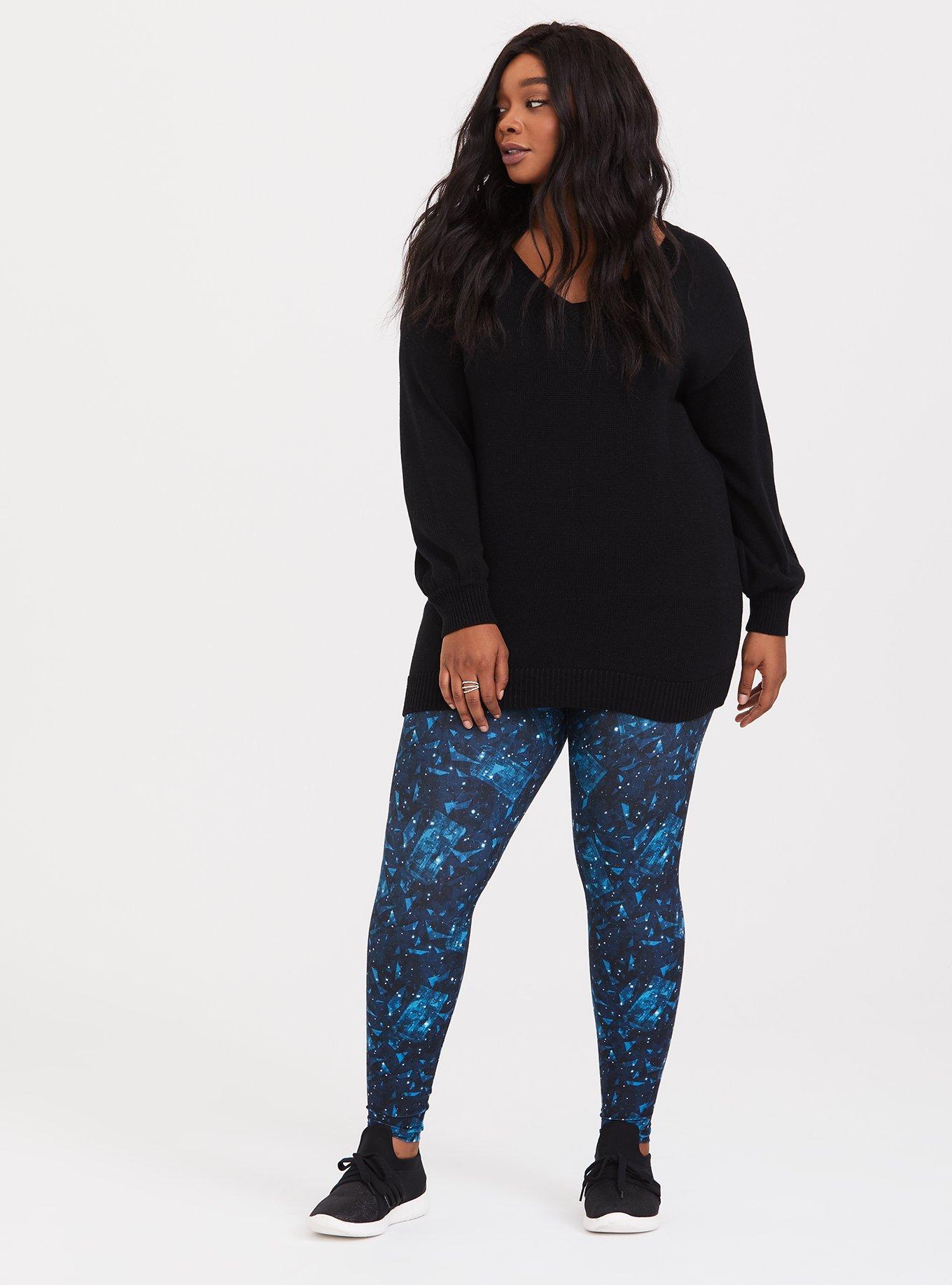 Plus Size - Her Universe Doctor Who Knit Legging - Torrid
