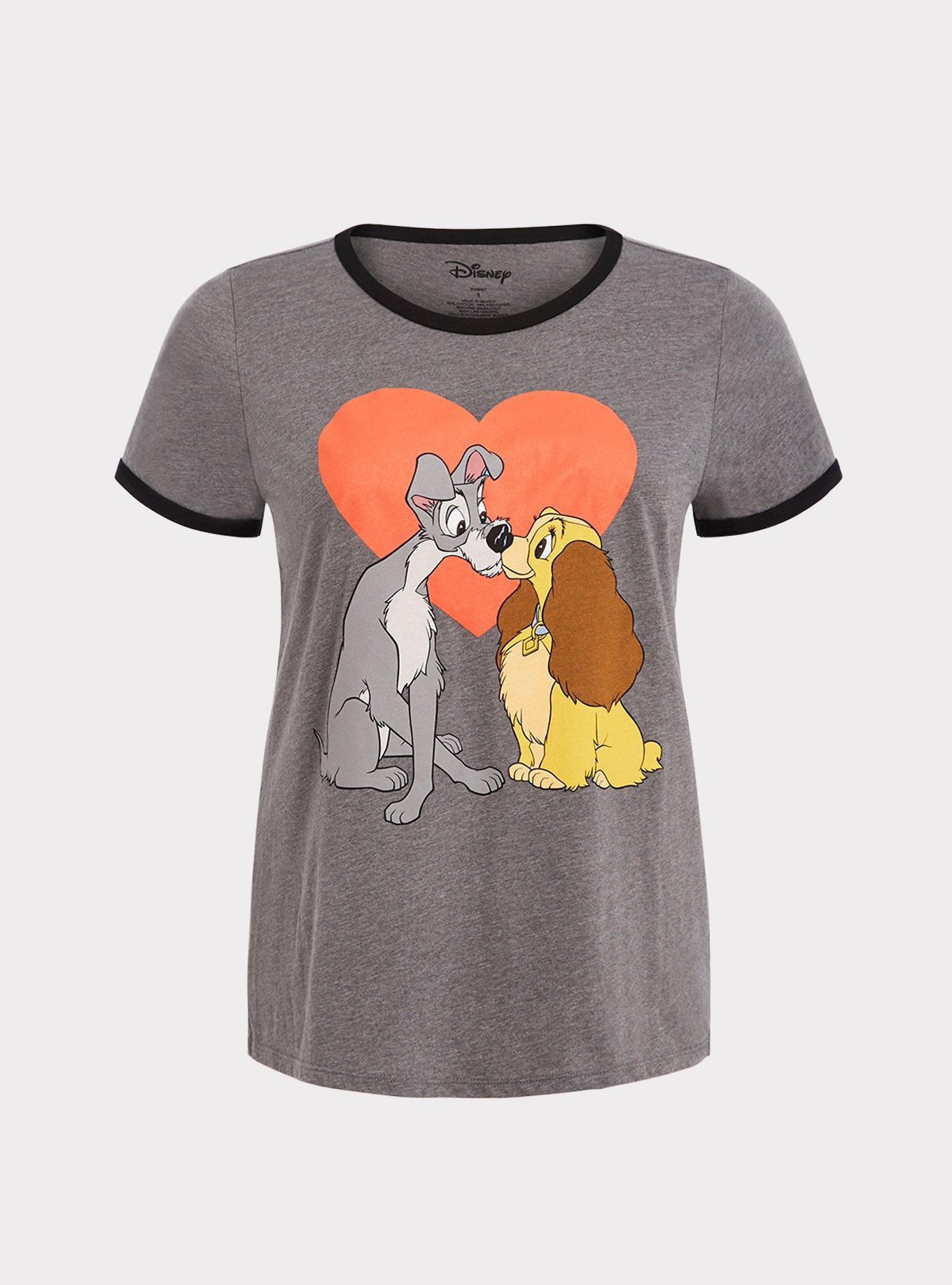 Plus Size - Disney Lady and the Tramp Ringer Top - Torrid