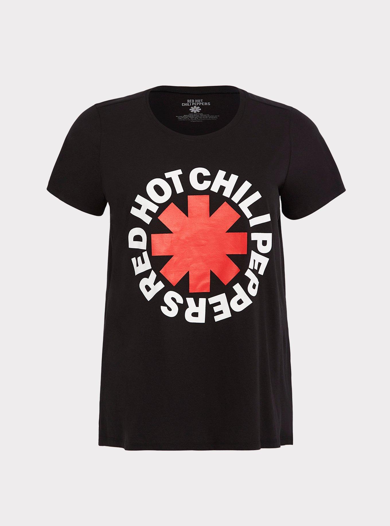 Plus Size - Black Red Hot Chili Peppers Tee - Torrid Plus Size - Black Red Hot Chili Peppers Tee - Torrid