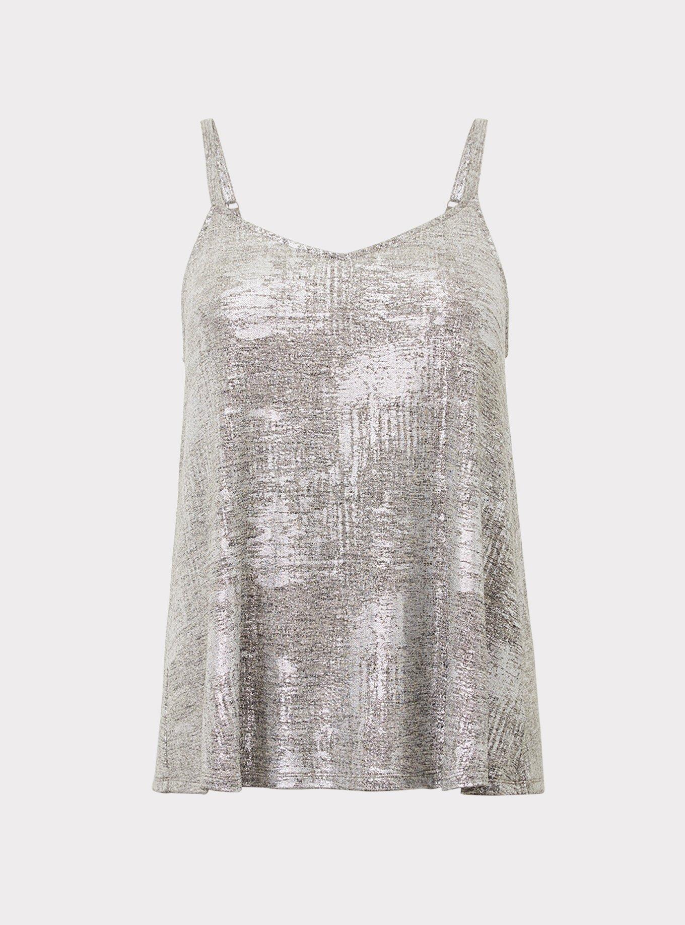 Plus Size - Foil Hacci Swing Cami - Torrid
