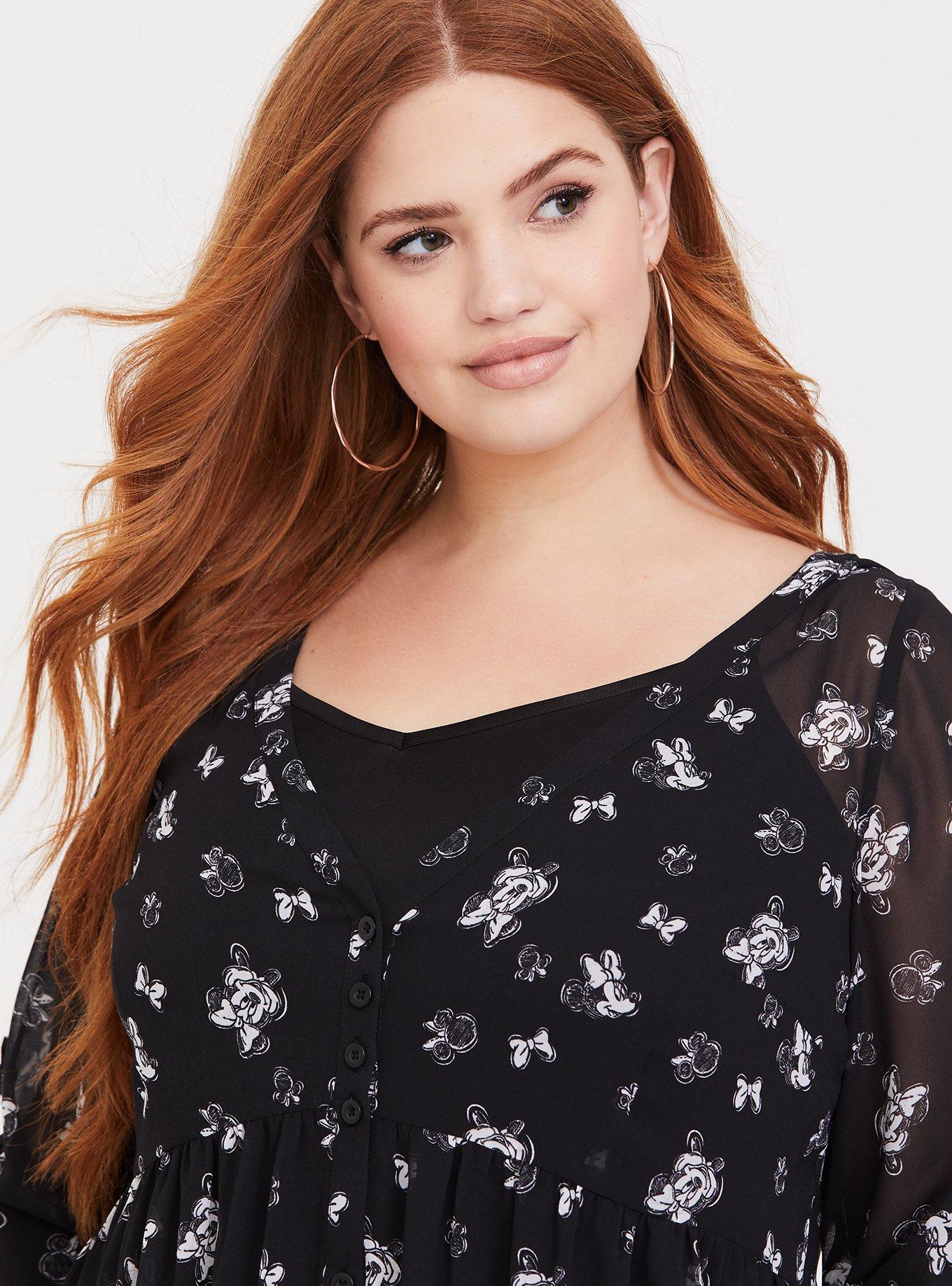 Plus Size - Disney Minnie Mouse Shirt Dress - Torrid