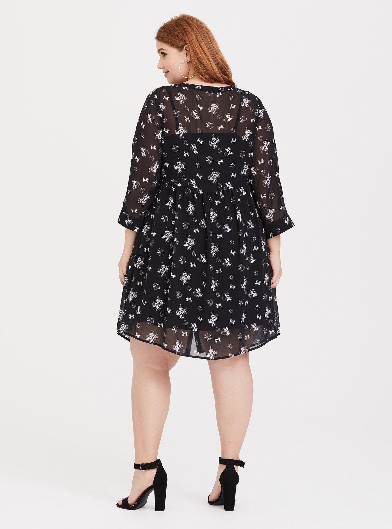 Plus Size - Disney Minnie Mouse Shirt Dress - Torrid