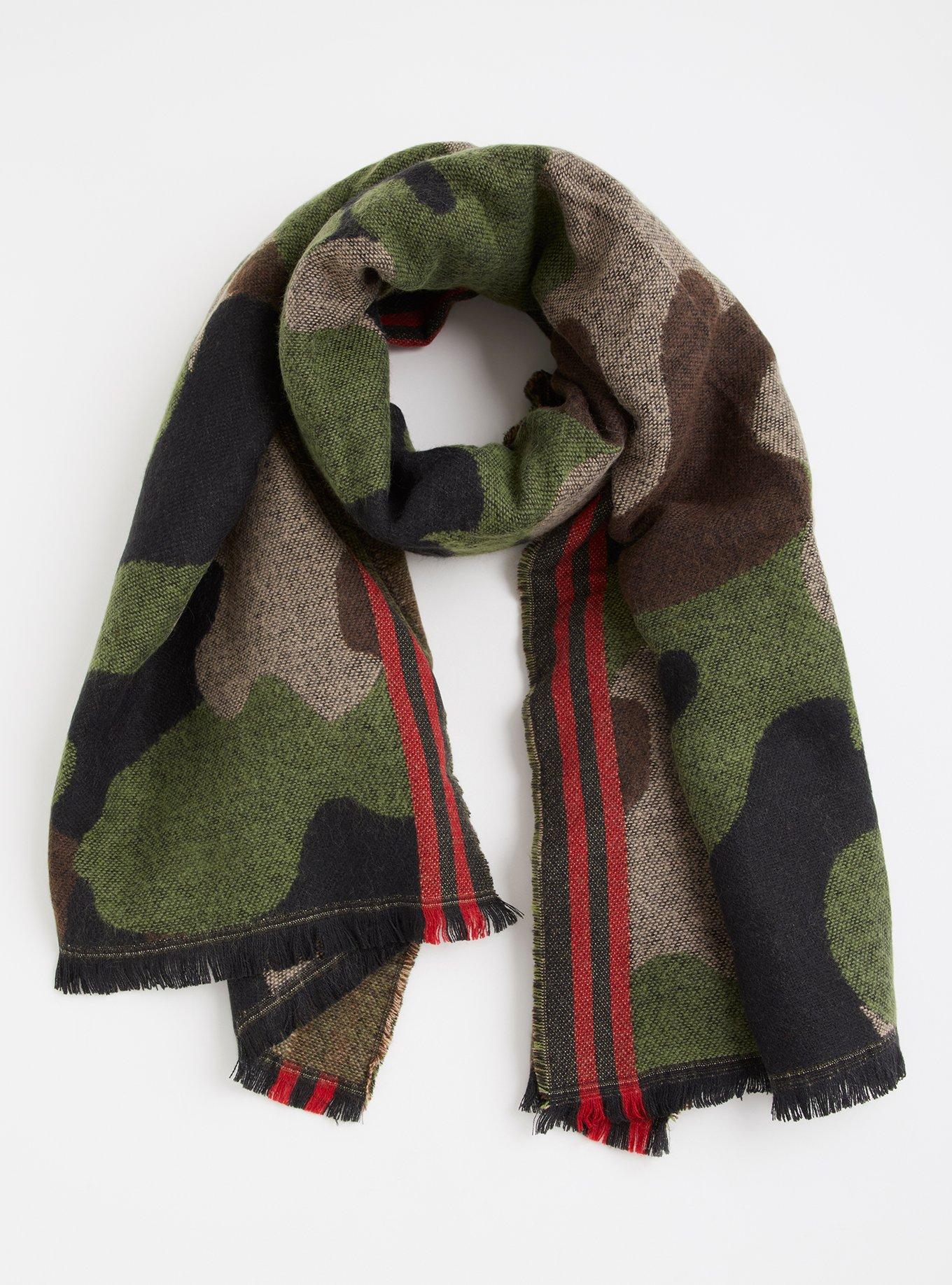 Plus Size - Camo Scarf - Torrid